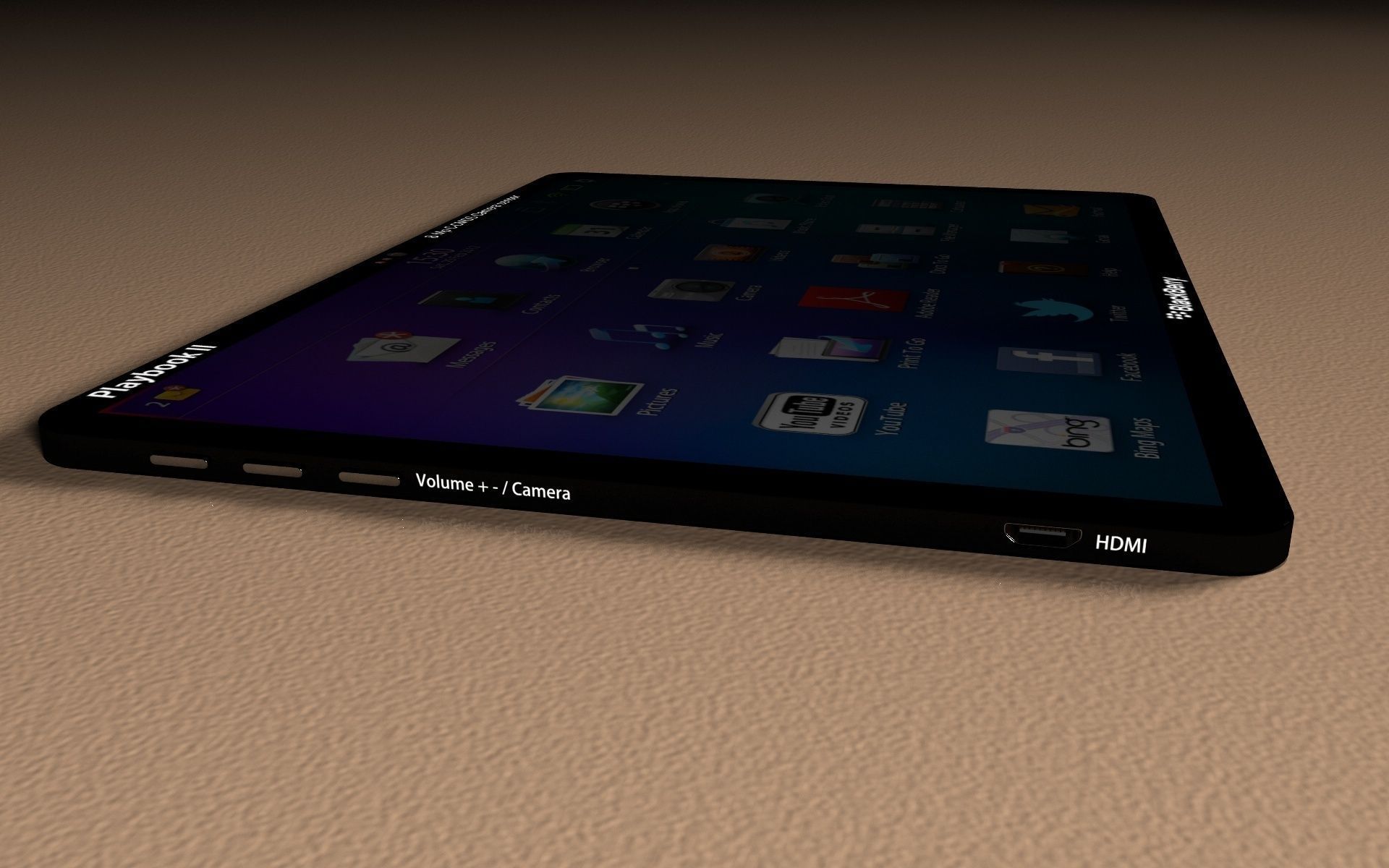Blackberry Playbook II 3D model | CGTrader