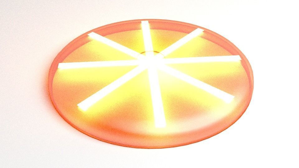 Night Frisbee 3D model | CGTrader