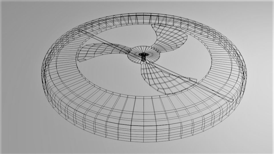 Rotor Frisbee 3D model | CGTrader