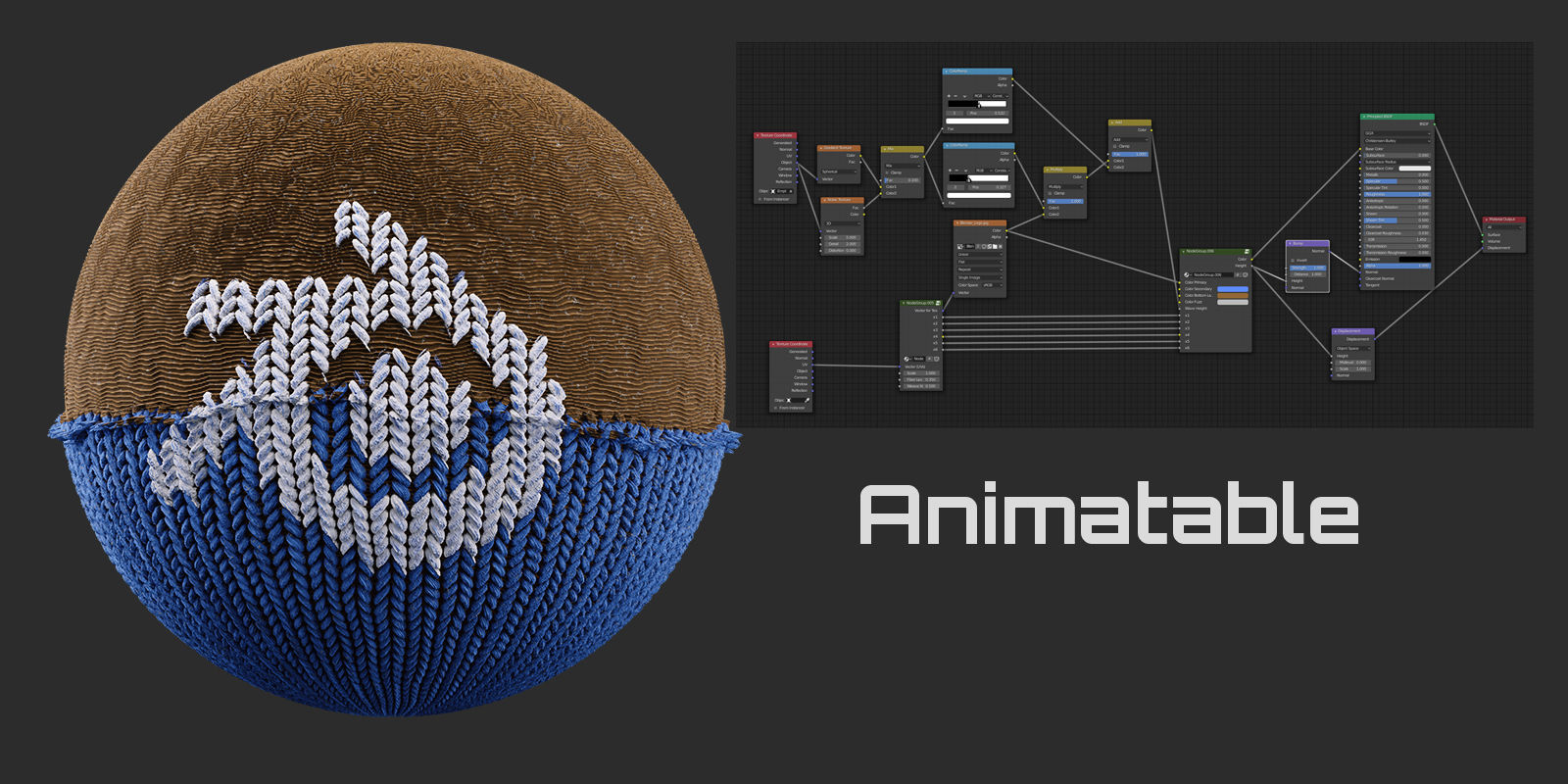 Procedural Wool Shader 3D model | CGTrader