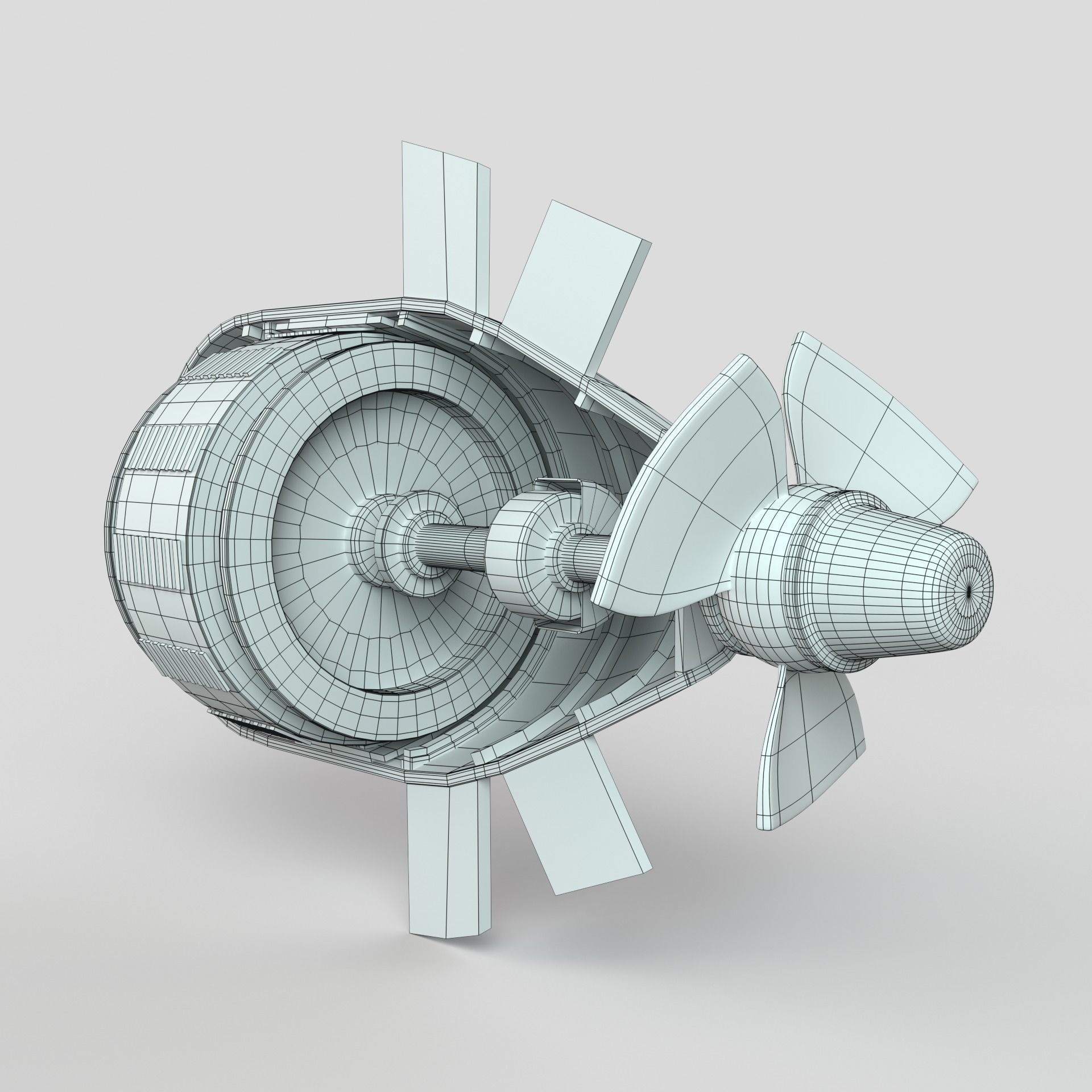 Hydroelectric power station 3D model | CGTrader