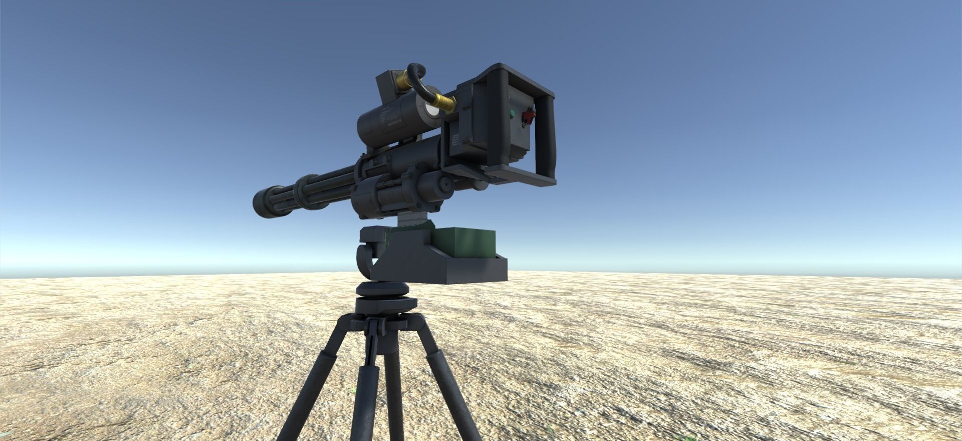 3D model Low Poly Sentry Gun VR / AR / low-poly | CGTrader