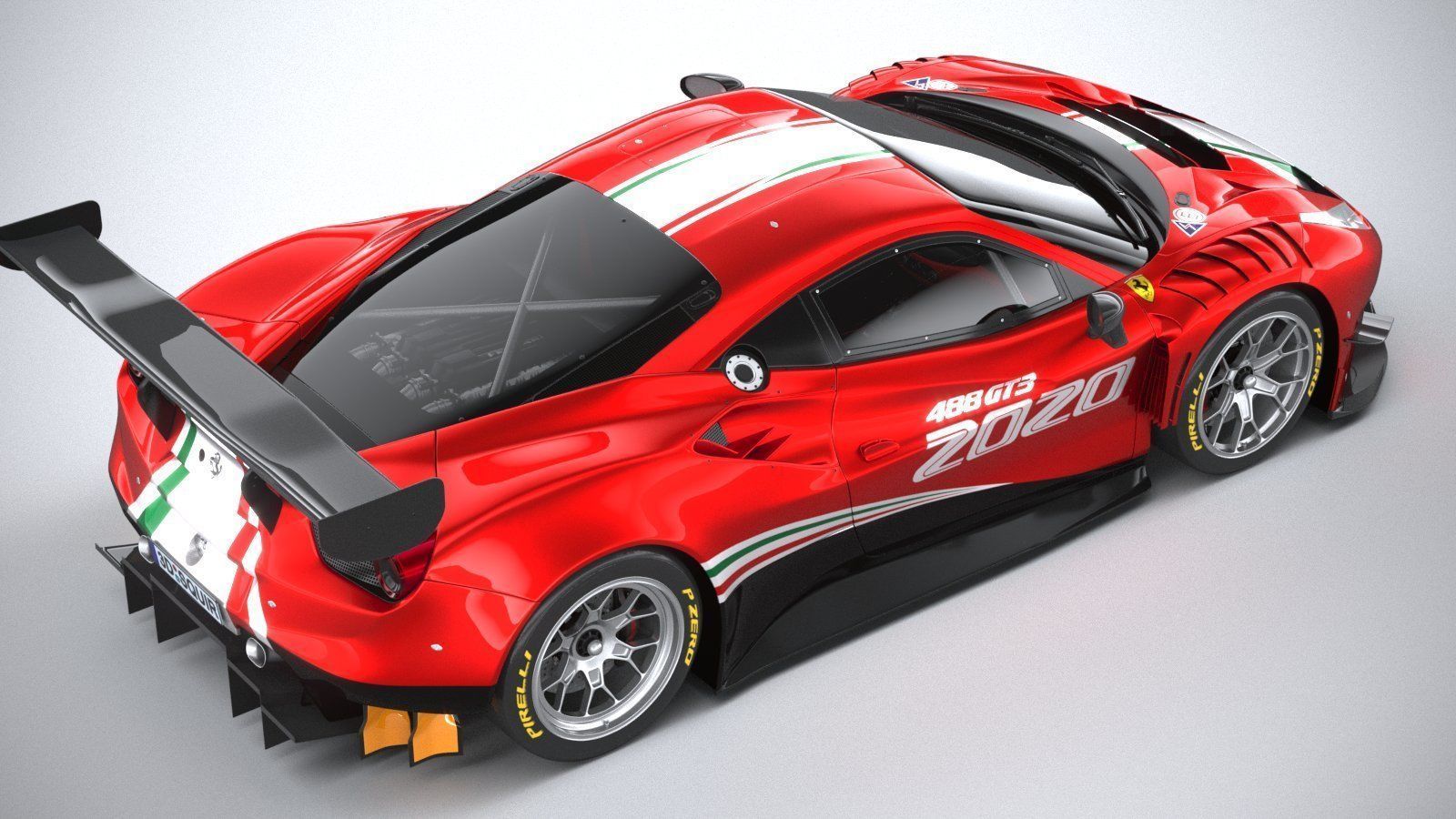 Ferrari 488 GT3 Evo 2020 3D model | CGTrader