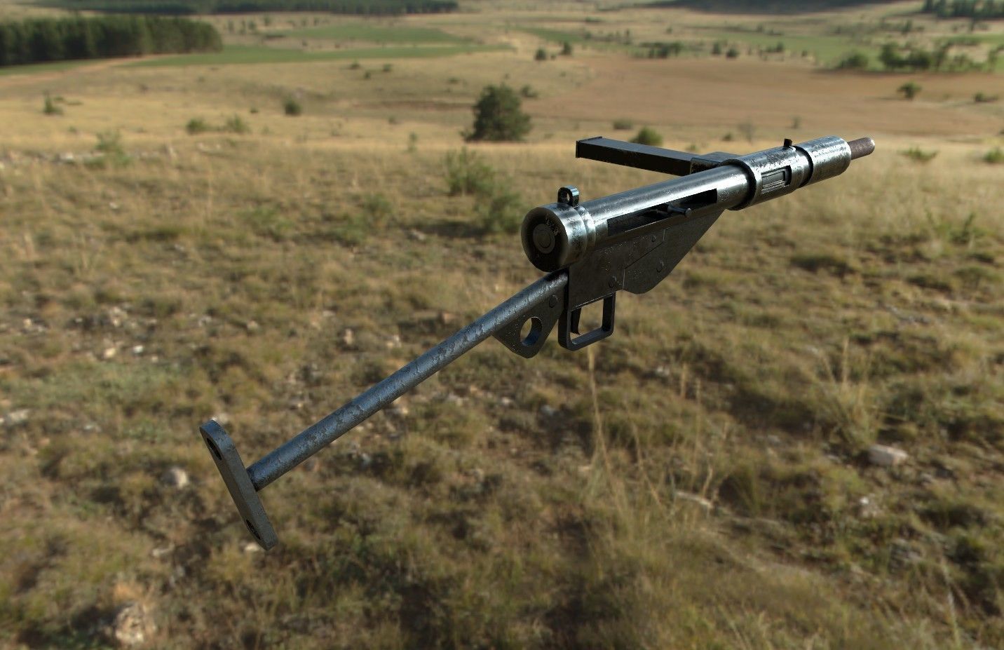 3D model Sten Weapon VR / AR / low-poly | CGTrader