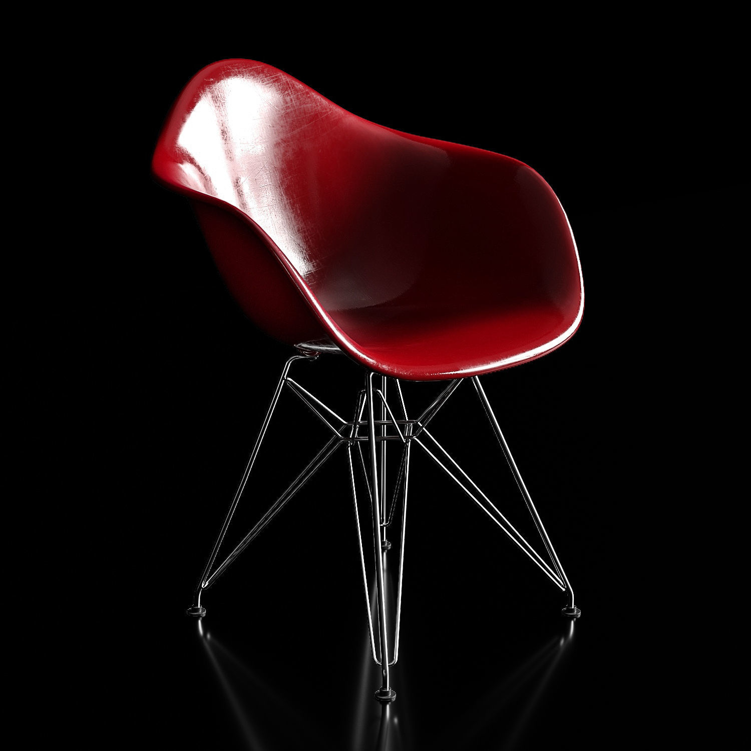Chairs eames 3D model | CGTrader