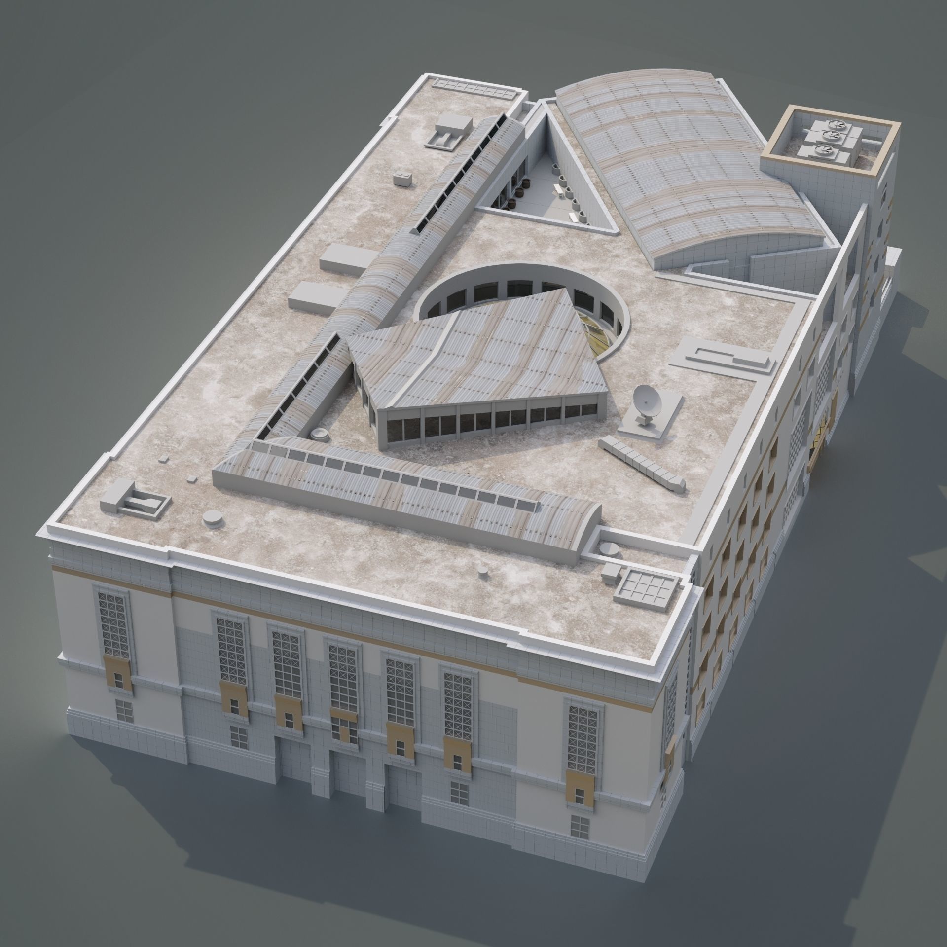 San Francisco Public Library Larkin St 3D model | CGTrader