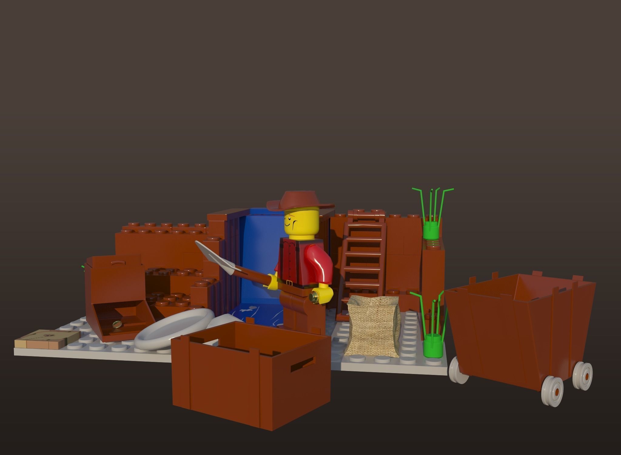 LEGO Alaska Gold Rush 3D model | CGTrader