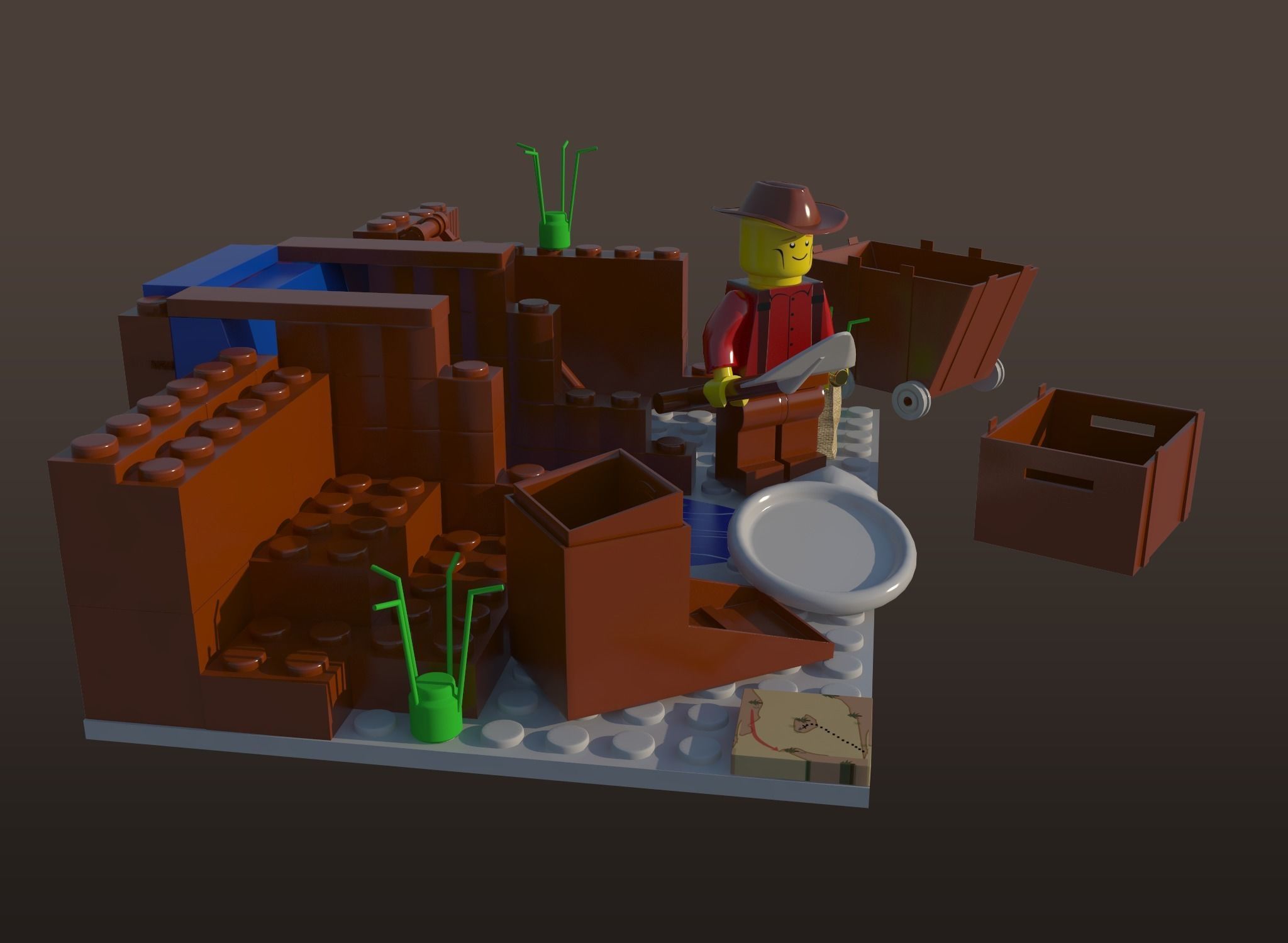 LEGO Alaska Gold Rush 3D model | CGTrader