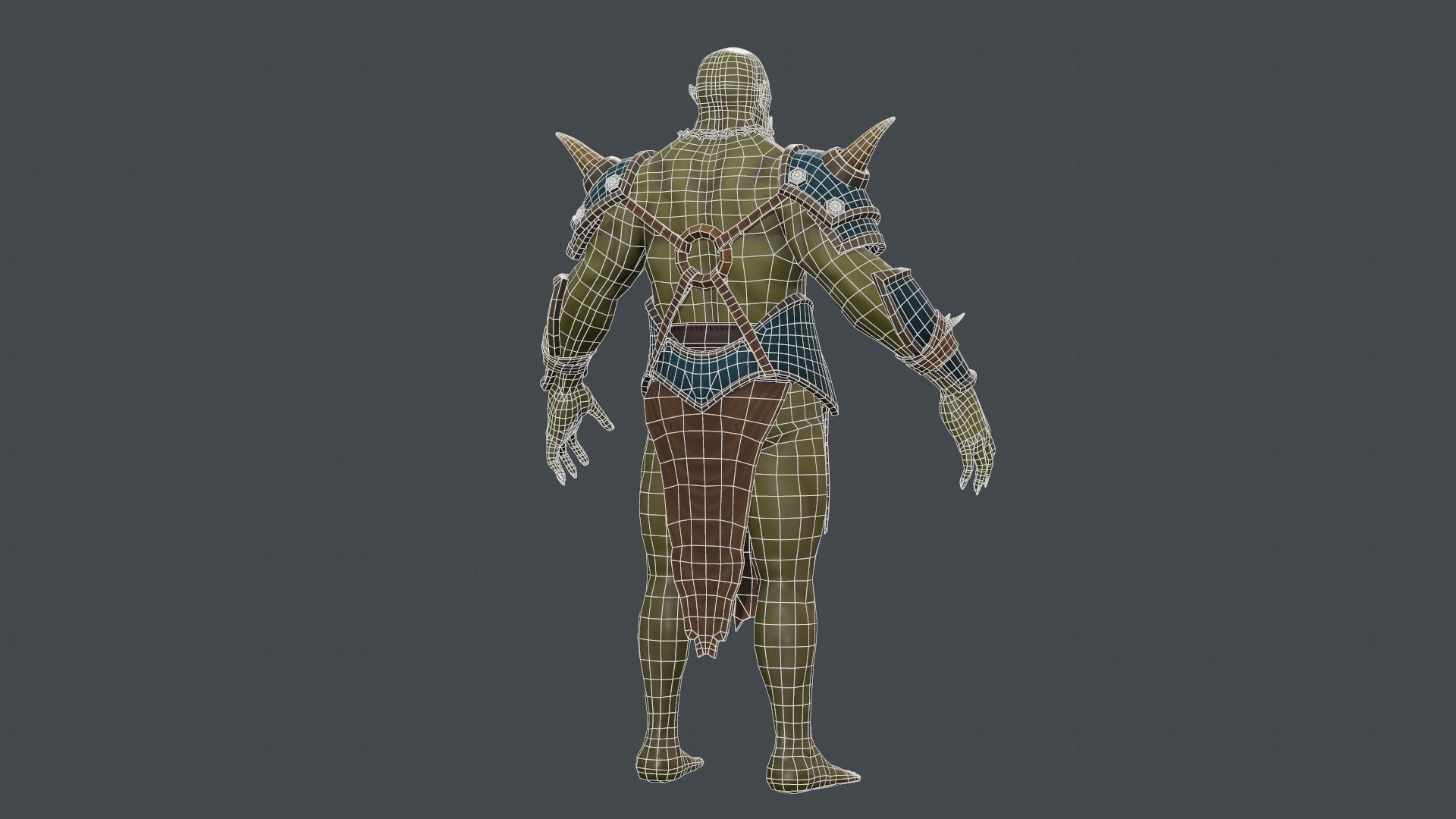 Stylized PBR Orc free VR / AR / low-poly 3D model | CGTrader