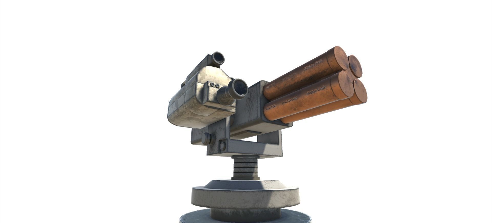 3D model Modern Unmanned Turrets V3 VR / AR / low-poly | CGTrader