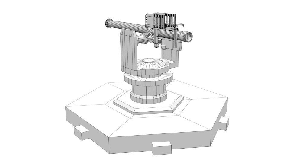 3D model Modern Unmanned Turrets V3 VR / AR / low-poly | CGTrader