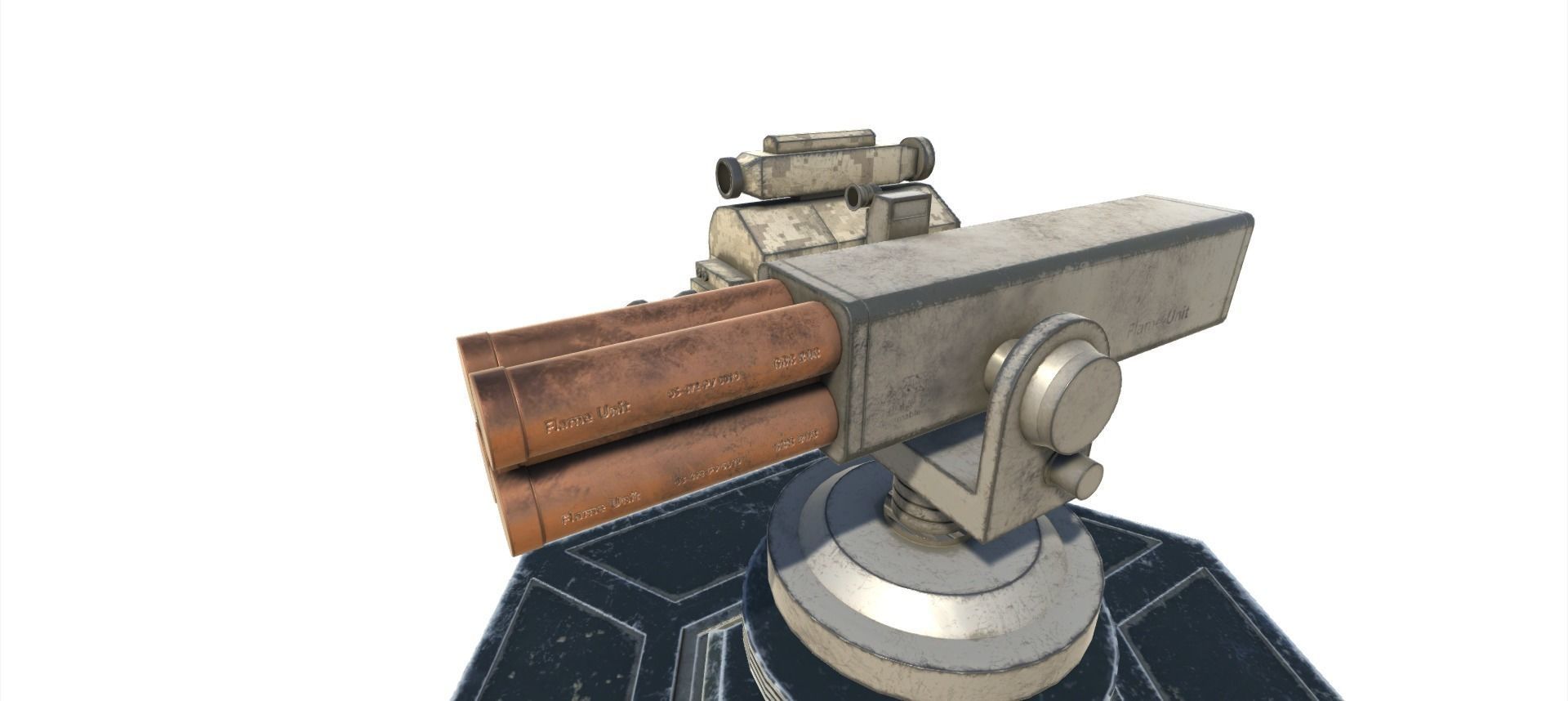 3D model Modern Unmanned Turrets V3 VR / AR / low-poly | CGTrader