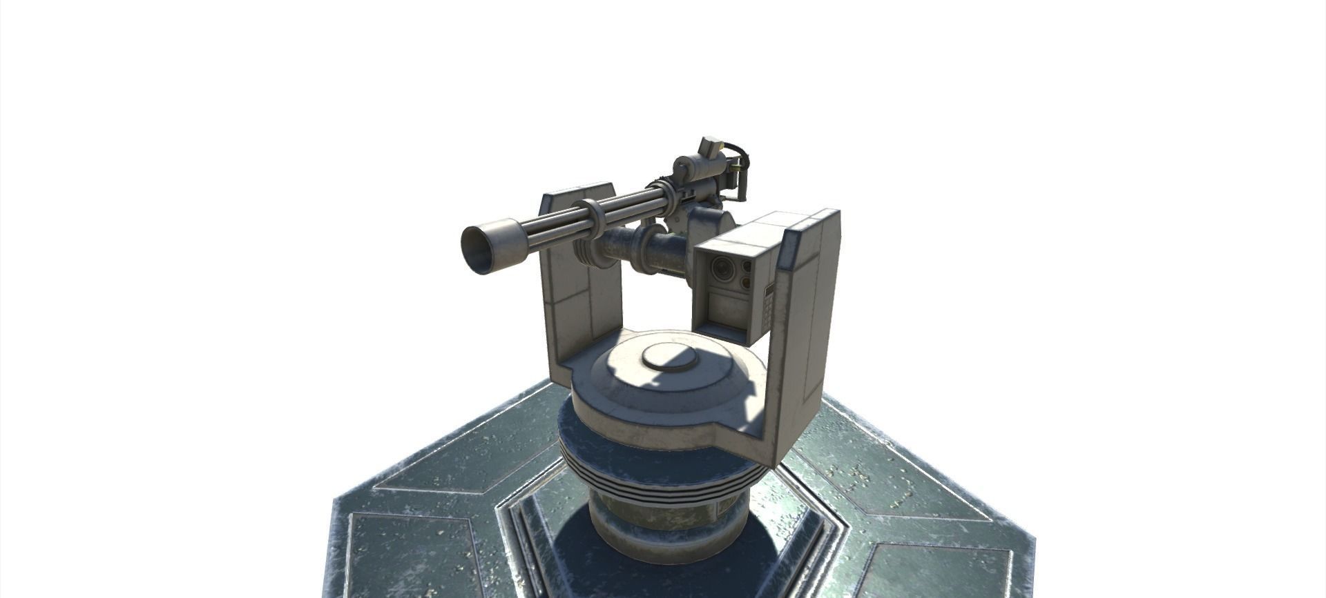 3D model Modern Unmanned Turrets V3 VR / AR / low-poly | CGTrader