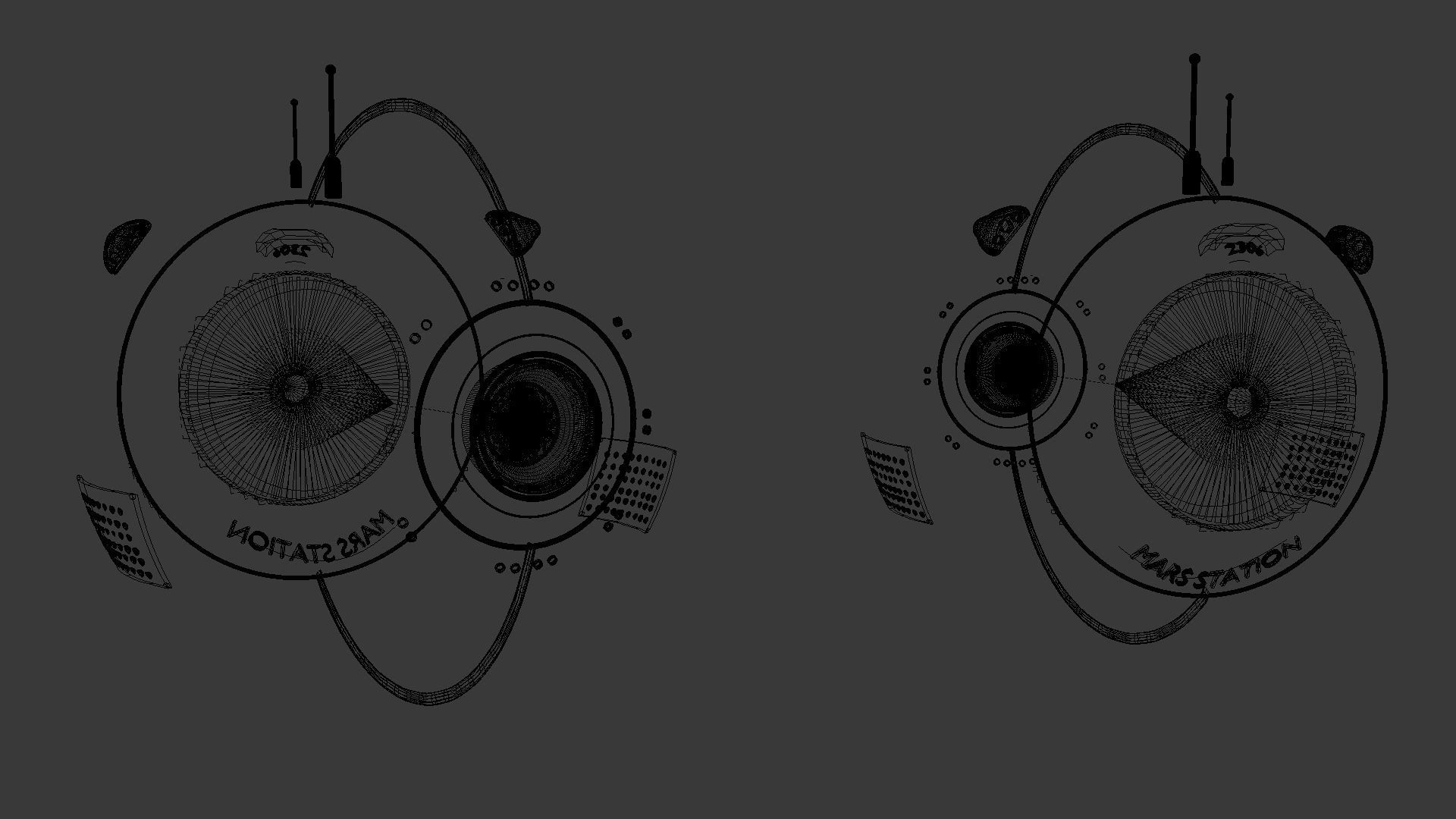 Sci-fi robot - flying robot - camera robot free 3D model | CGTrader