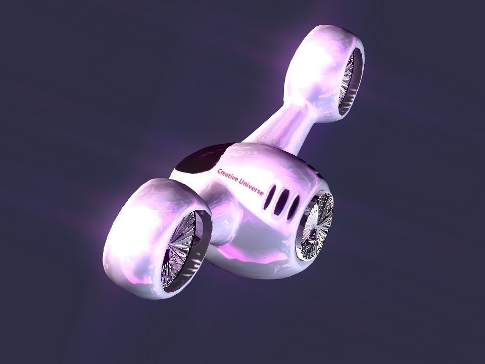 3D model Fan Engine Wings Spaceship VR / AR / low-poly | CGTrader