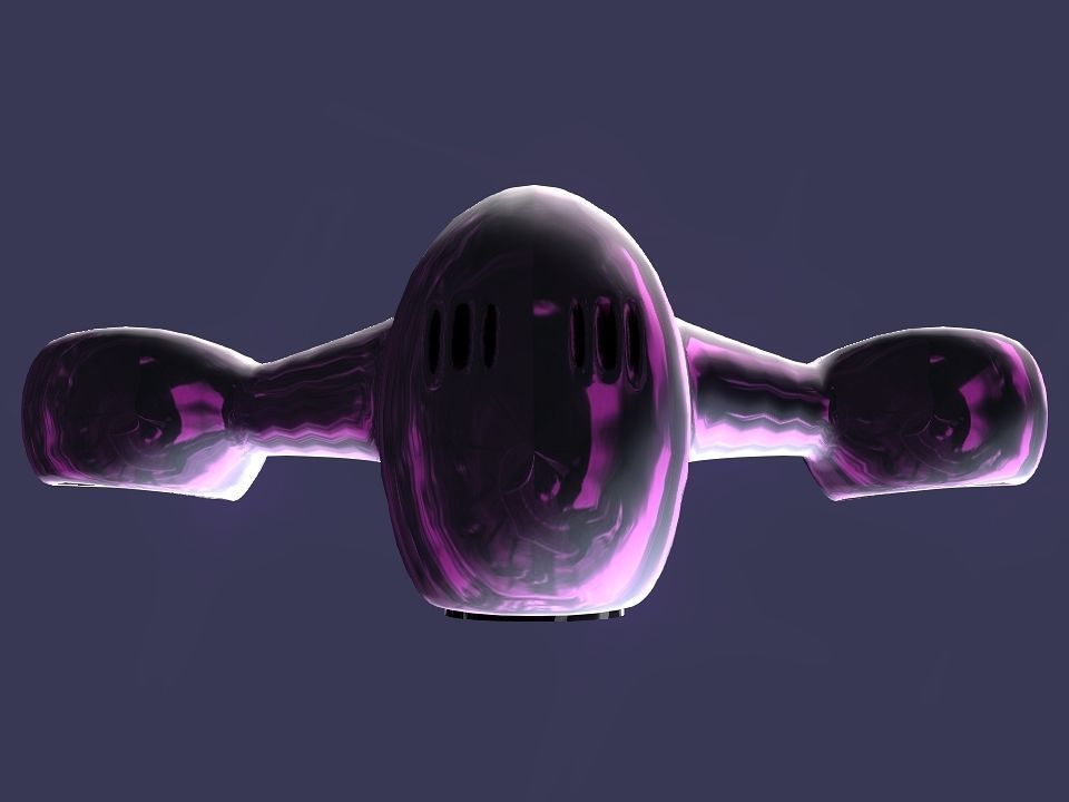 3D model Fan Engine Wings Spaceship VR / AR / low-poly | CGTrader