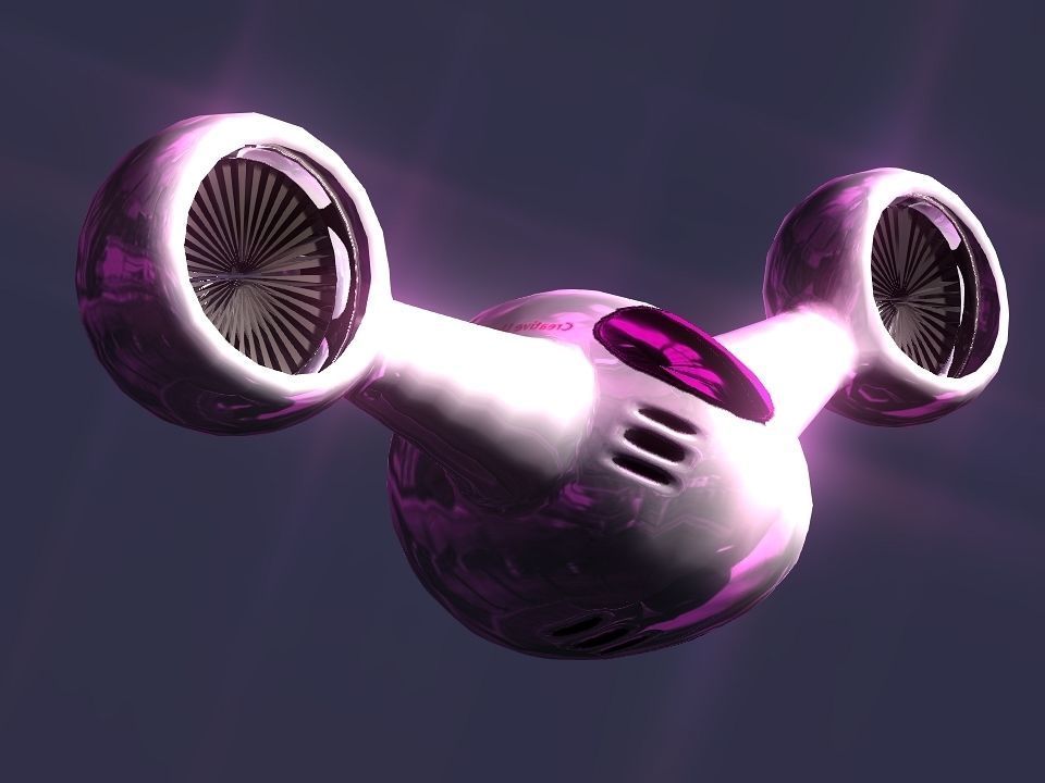 3D model Fan Engine Wings Spaceship VR / AR / low-poly | CGTrader