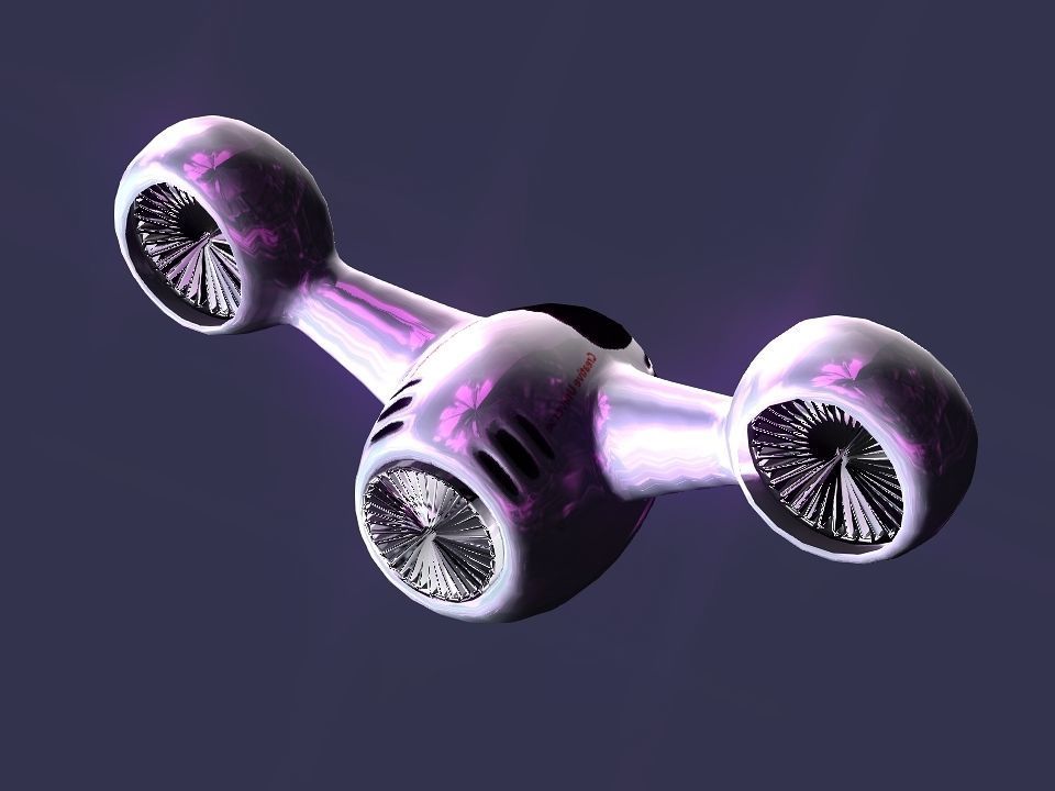 3D model Fan Engine Wings Spaceship VR / AR / low-poly | CGTrader