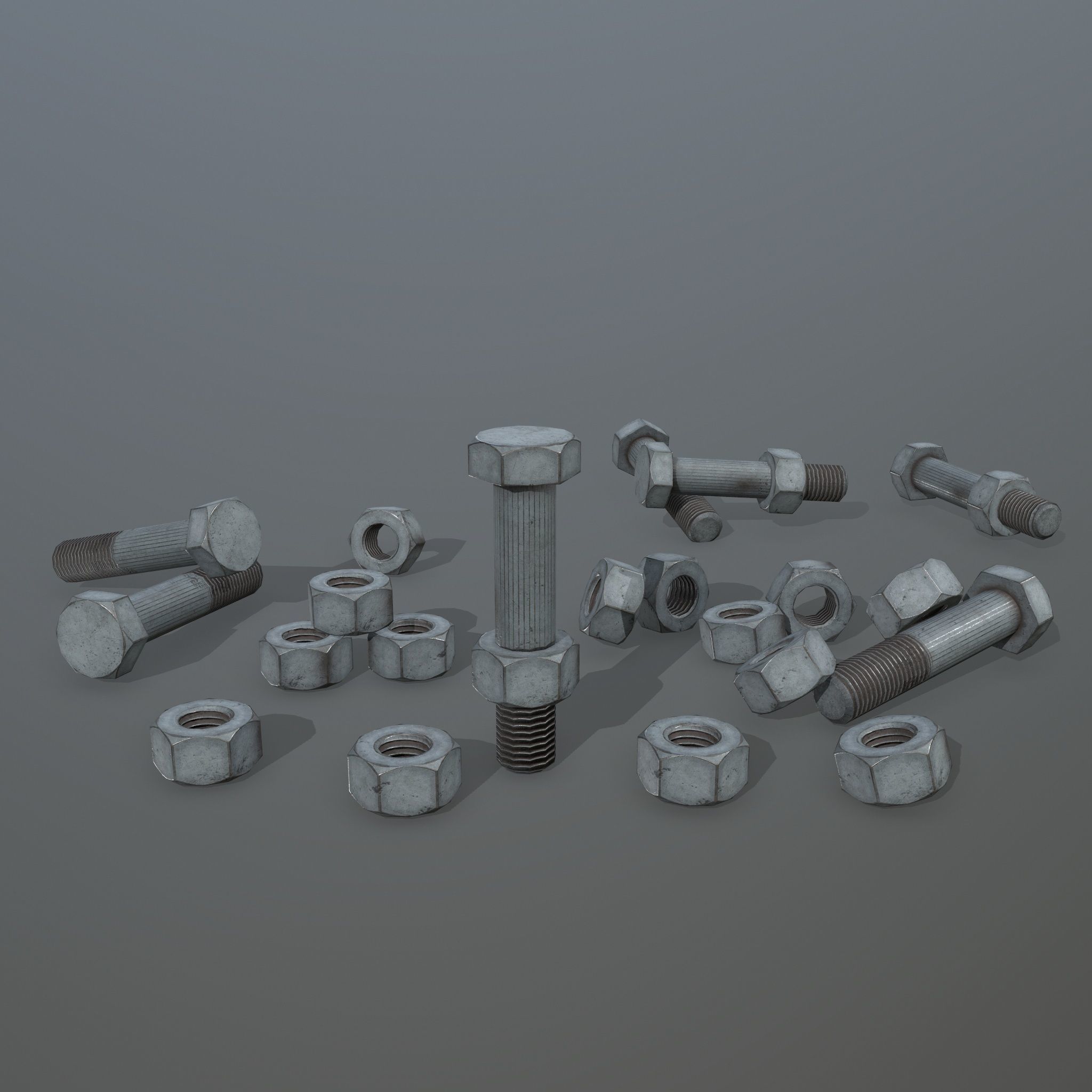 3D model Bolts VR / AR / low-poly | CGTrader
