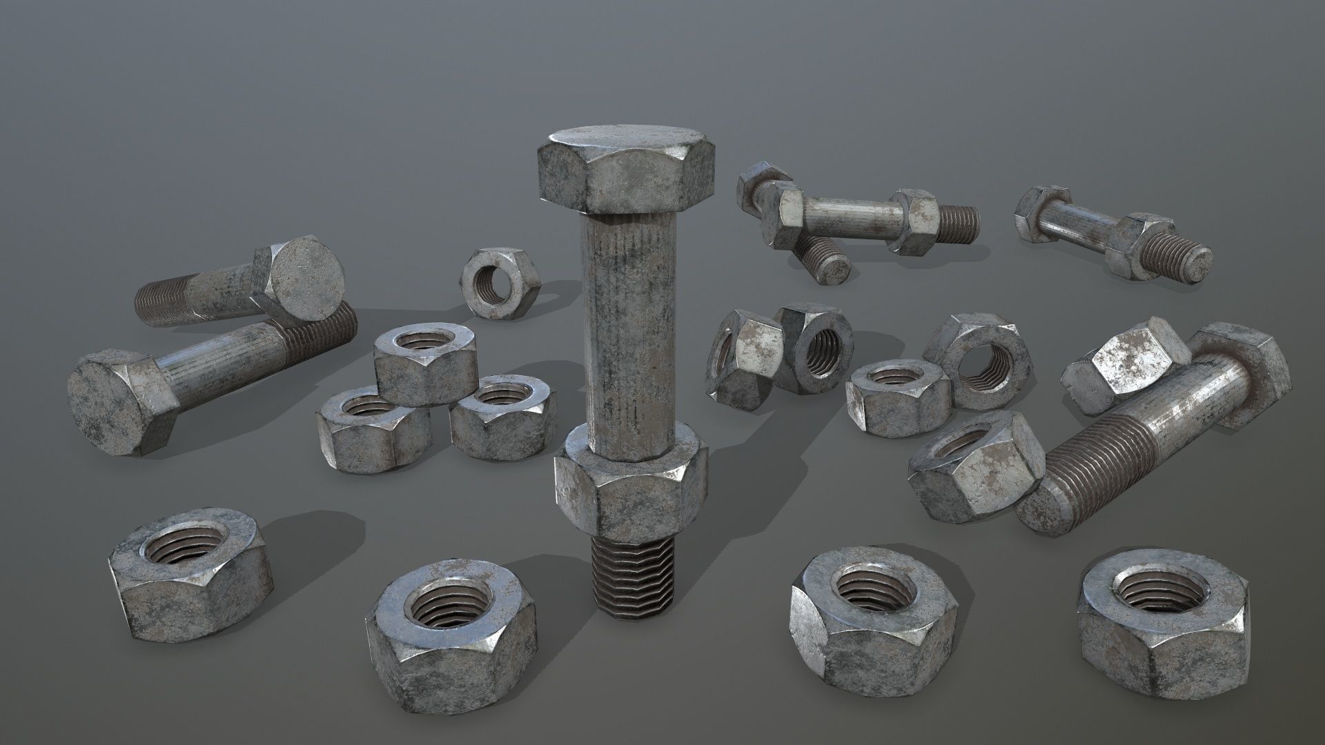 3D model Bolts VR / AR / low-poly | CGTrader
