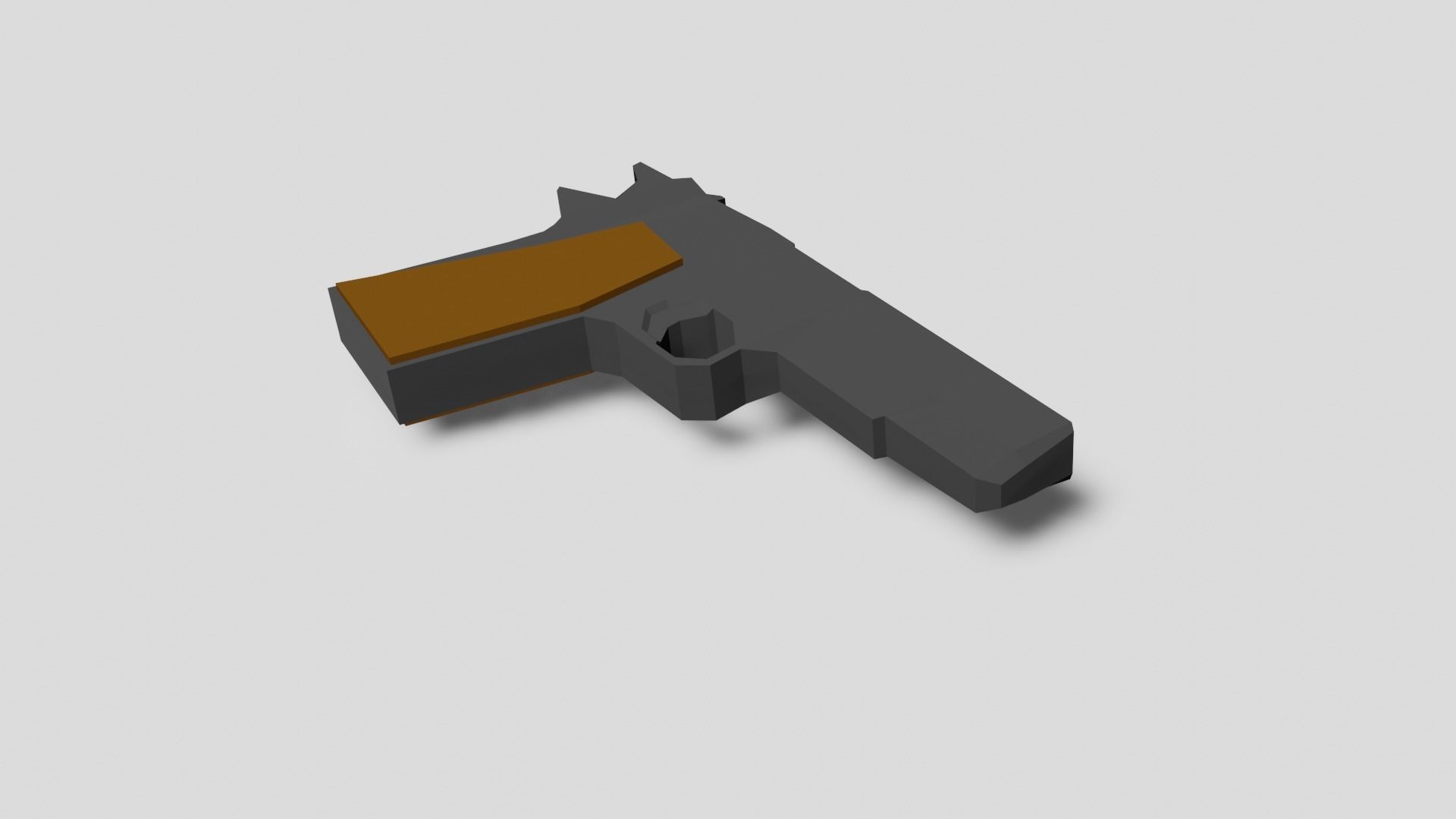 M1911 pistol - Low poly model free VR / AR / low-poly 3D model | CGTrader