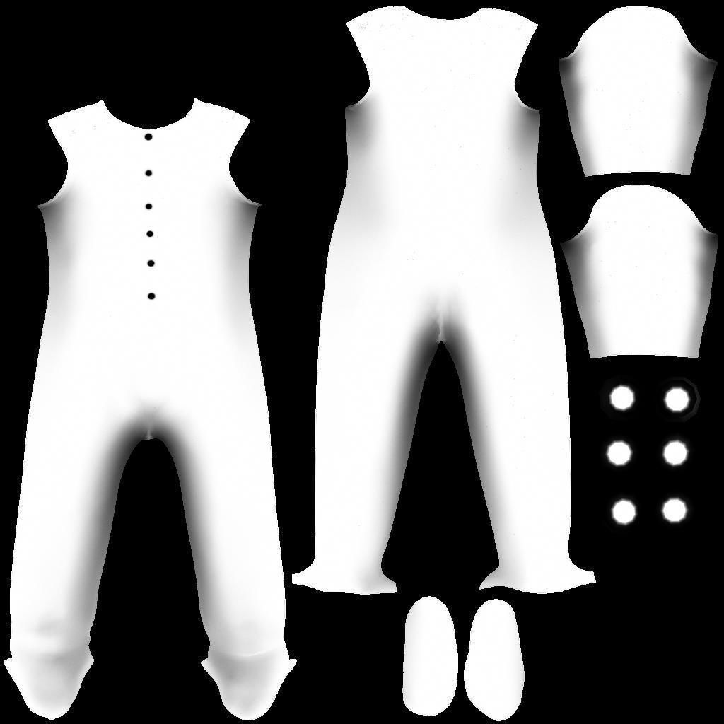3D model Mens Footed Onesie Loungewear 5 Textures VR / AR / low-poly ...