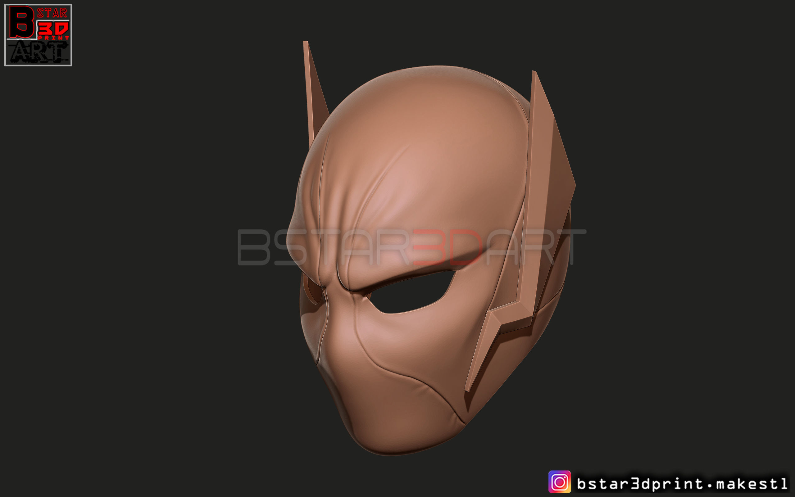 Godspeed Mask - Flash God Season 6 - Flash cosplay helmet 3D model 3D ...