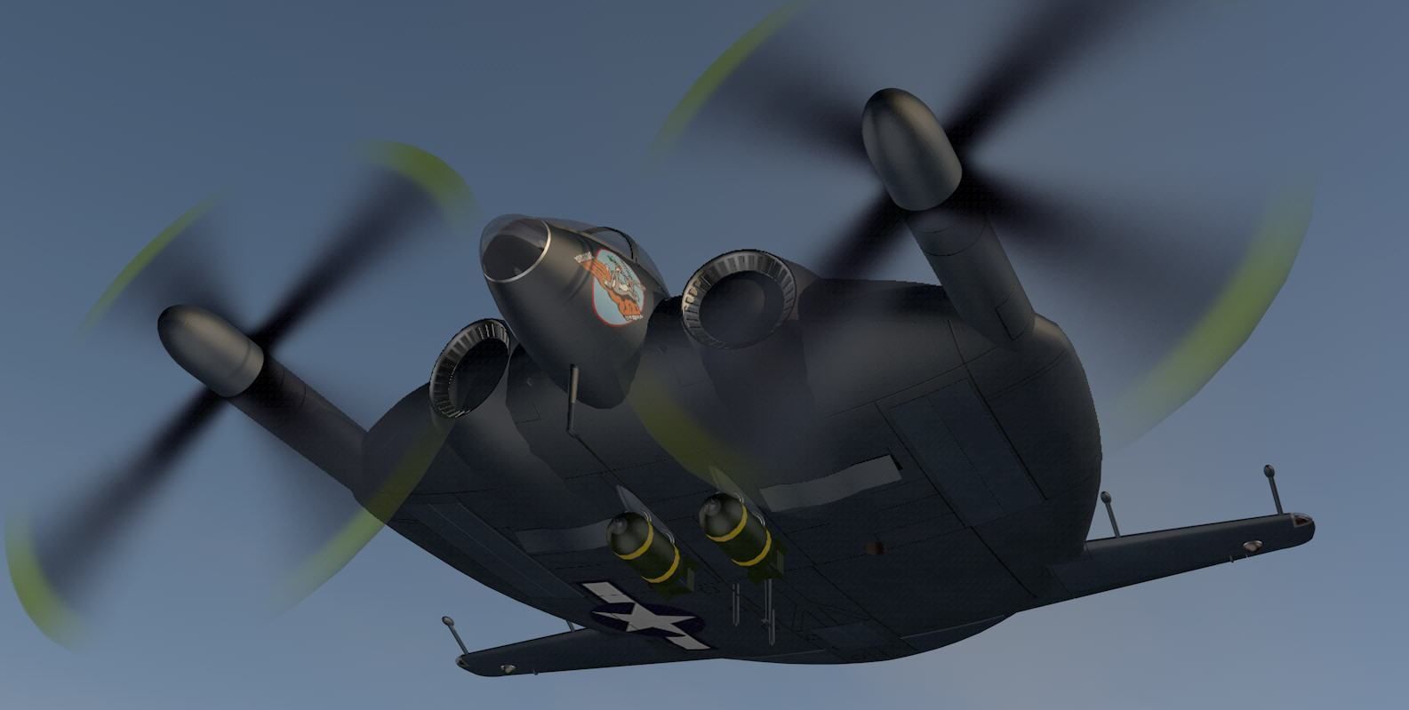 Vought XF5U-1 Flying Flapjack 3D model | CGTrader