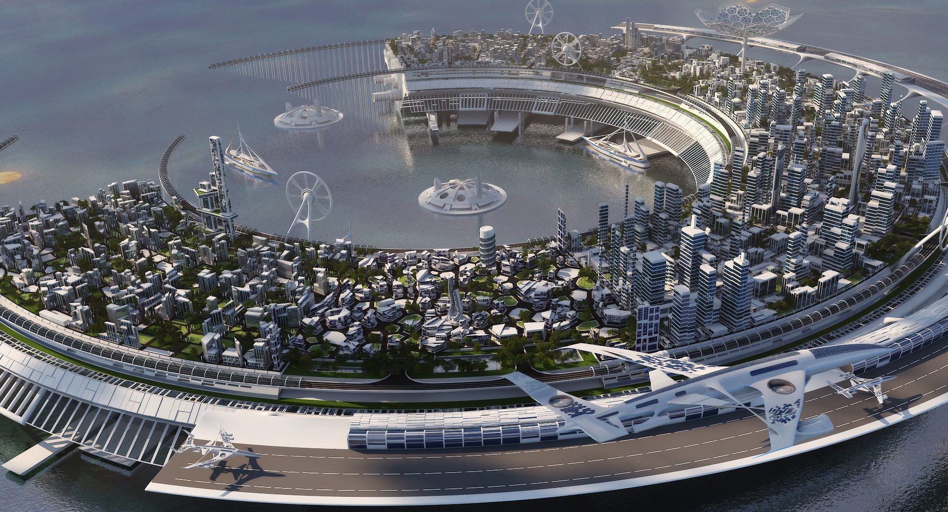 Future City 2020 3D model | CGTrader
