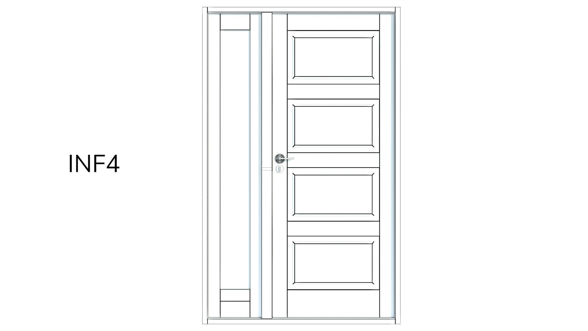 3D model Corinthian Doors - Infinity Range VR / AR / low-poly | CGTrader
