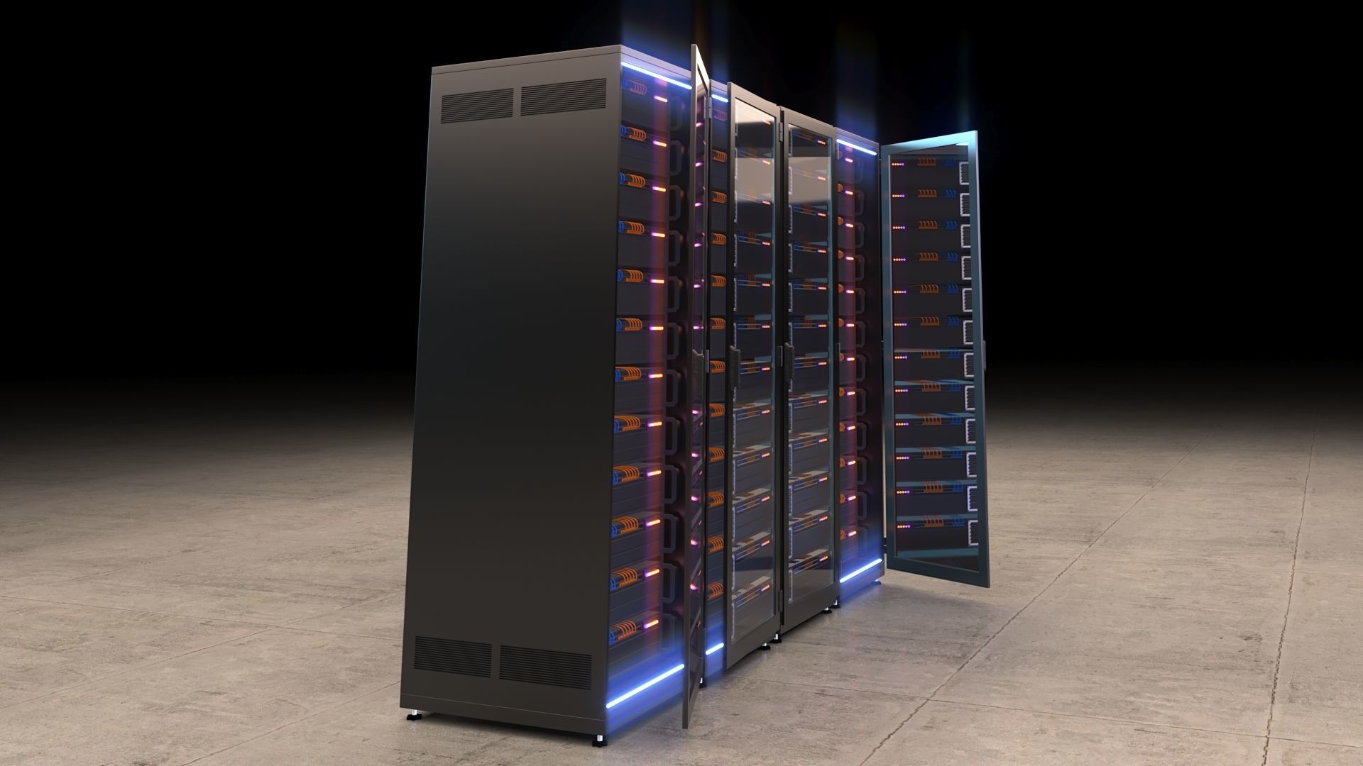Server Racks 3D model | CGTrader