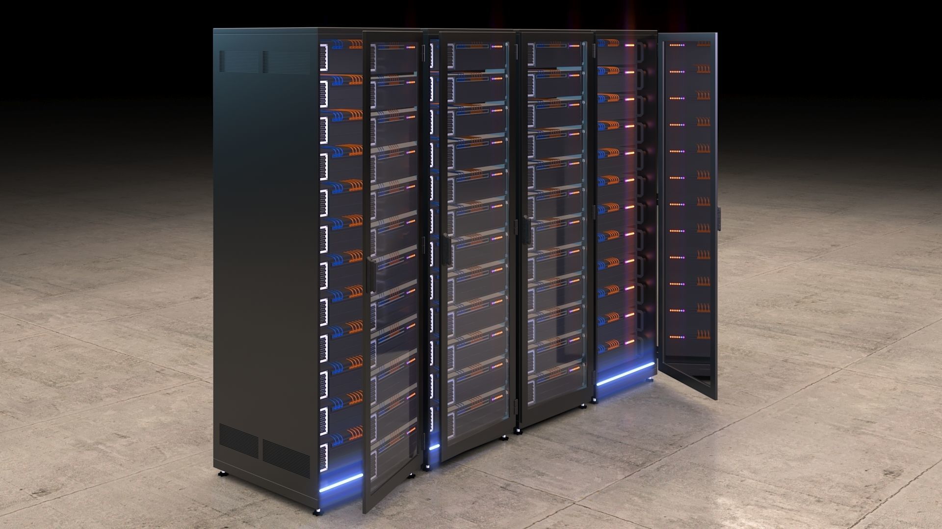 Server Racks 3D model | CGTrader