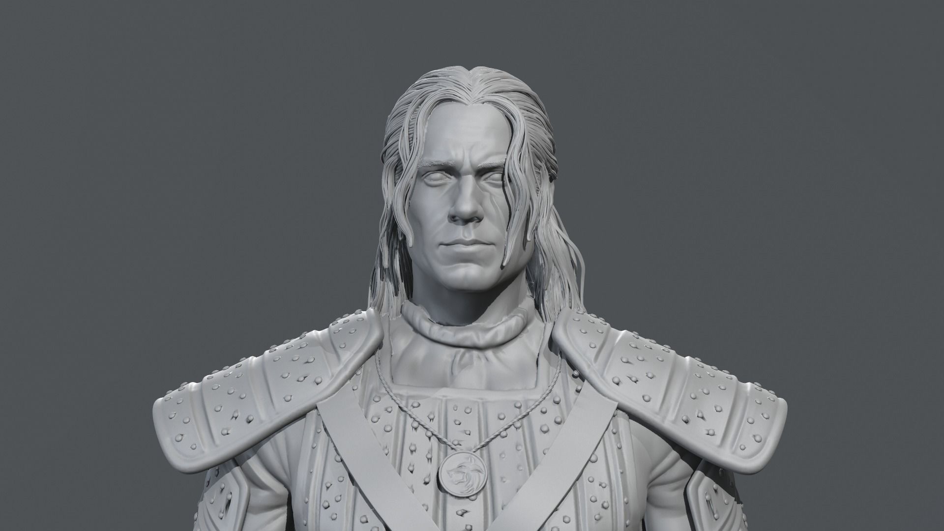Henry Cavill - Geralt of Rivia - The witcher 3D model 3D printable ...