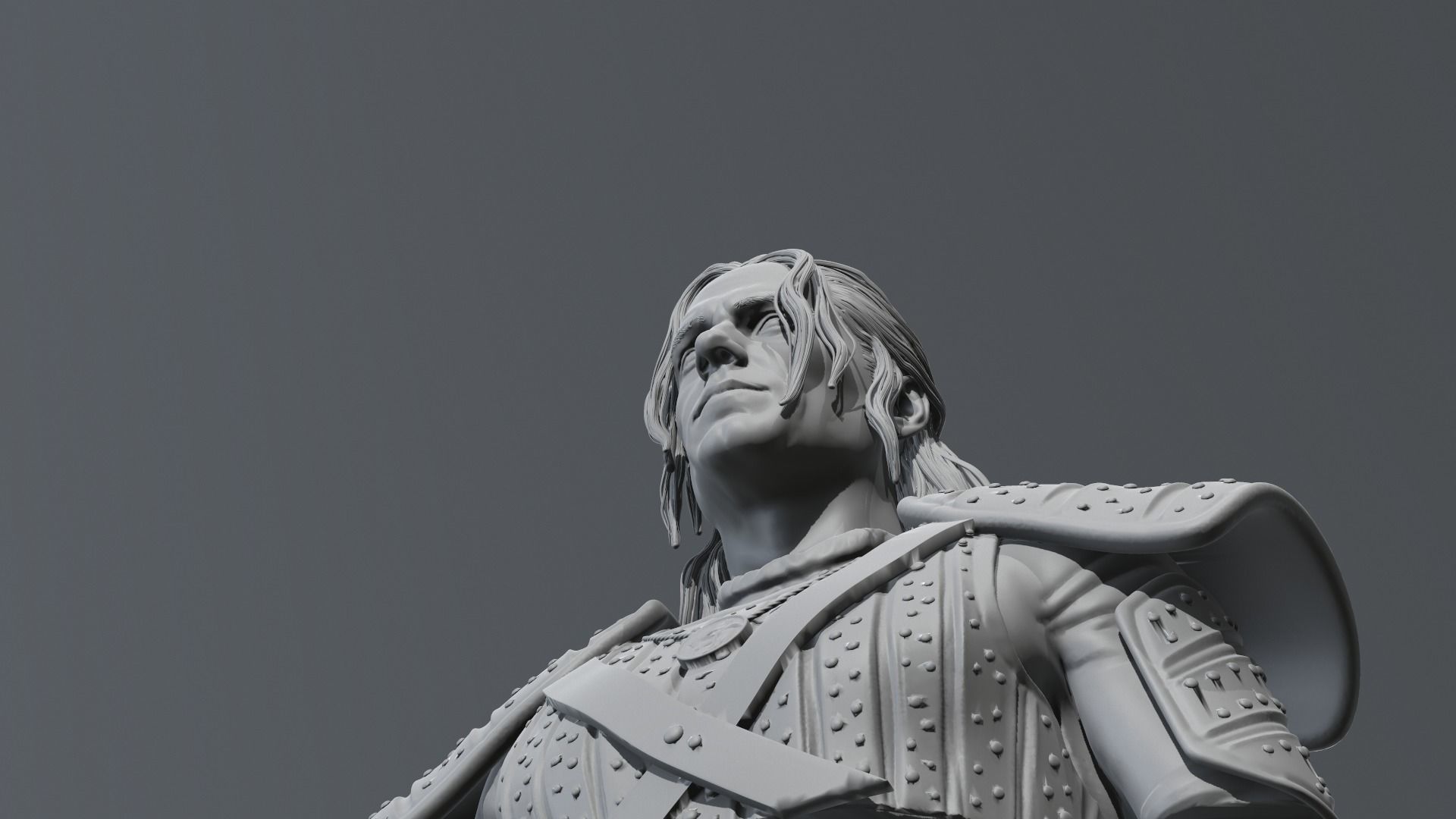 Henry Cavill - Geralt of Rivia - The witcher 3D model 3D printable ...