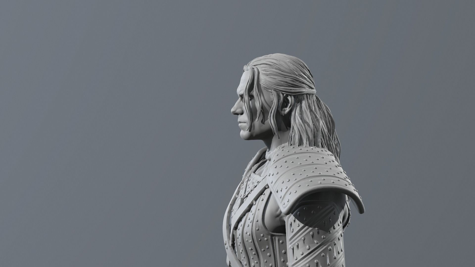 Henry Cavill - Geralt of Rivia - The witcher 3D model 3D printable ...