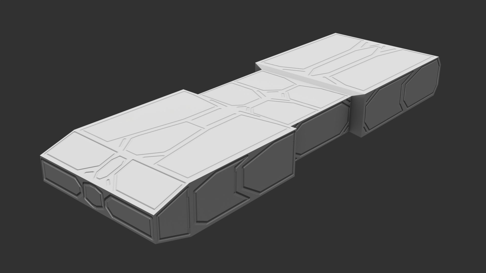 Scifi KitBash with Textures free VR / AR / low-poly 3D model | CGTrader