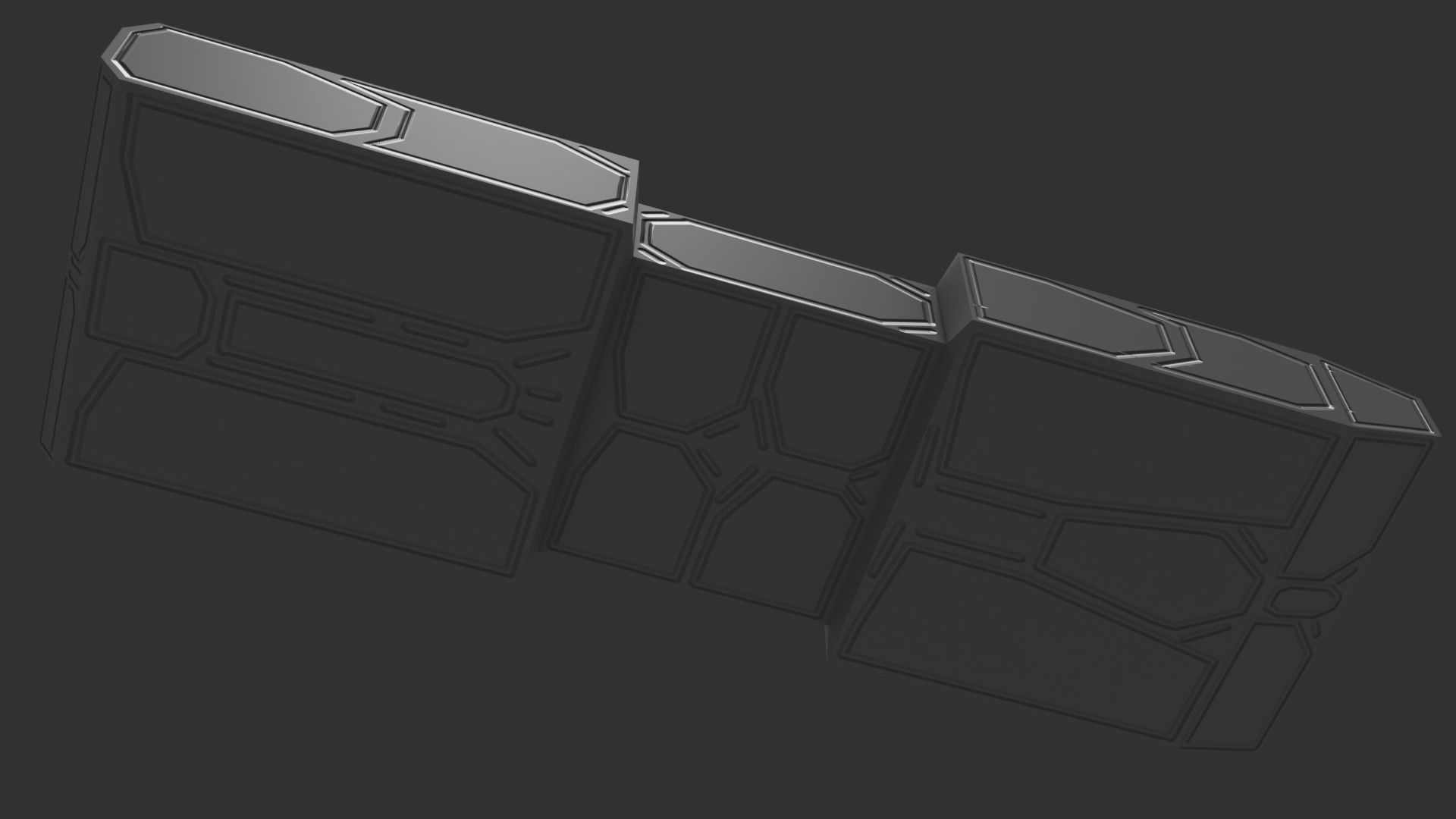 Scifi KitBash with Textures free VR / AR / low-poly 3D model | CGTrader