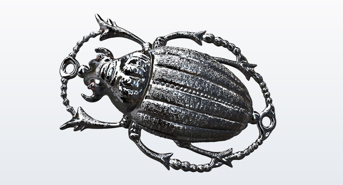 scarabey egyptian scarab 3D model 3D printable | CGTrader