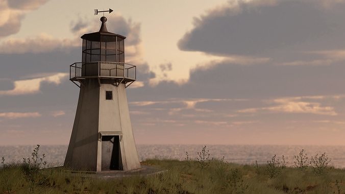 The Lighthouse free VR / AR / low-poly 3D model | CGTrader