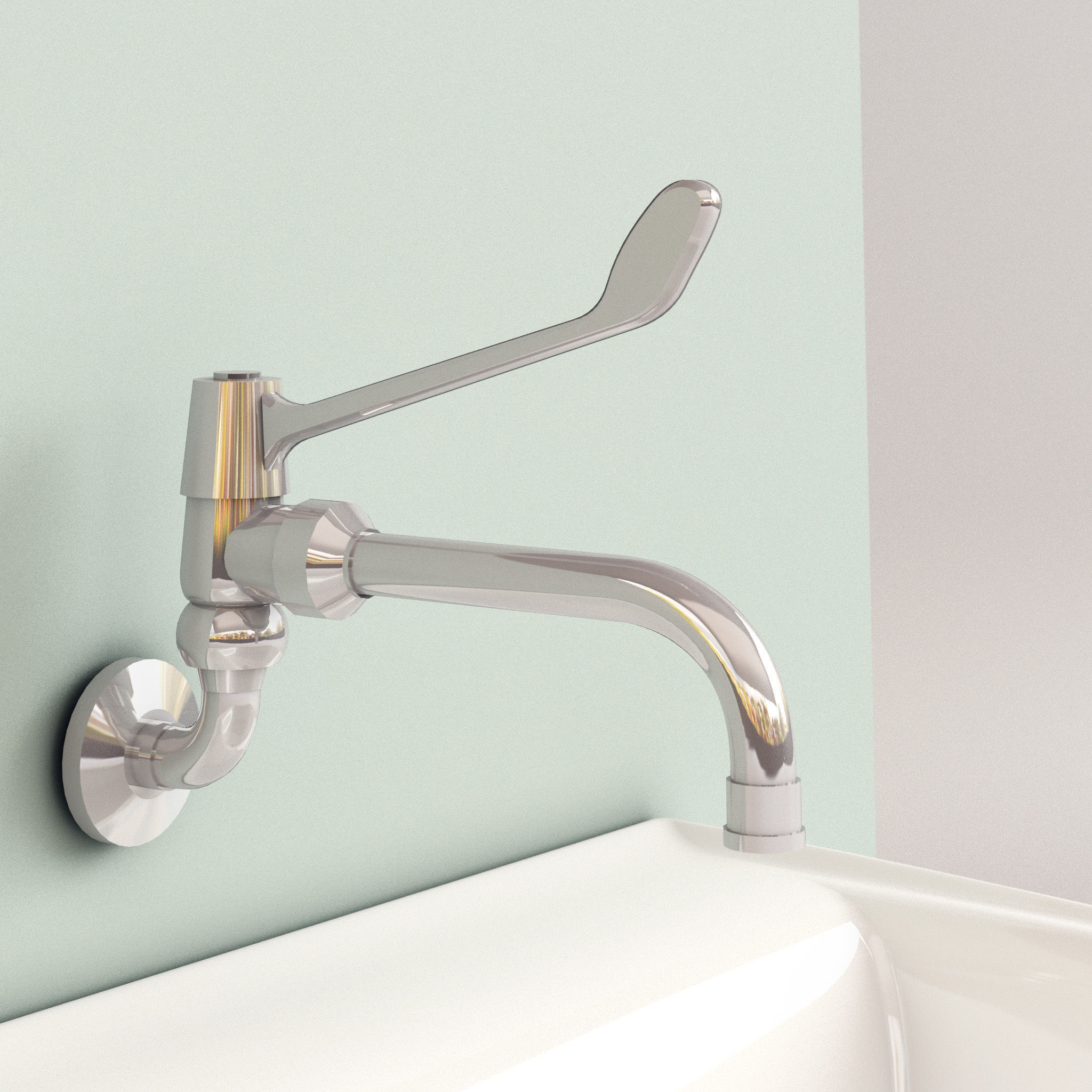 Hospital Handwash Basin 3D model | CGTrader