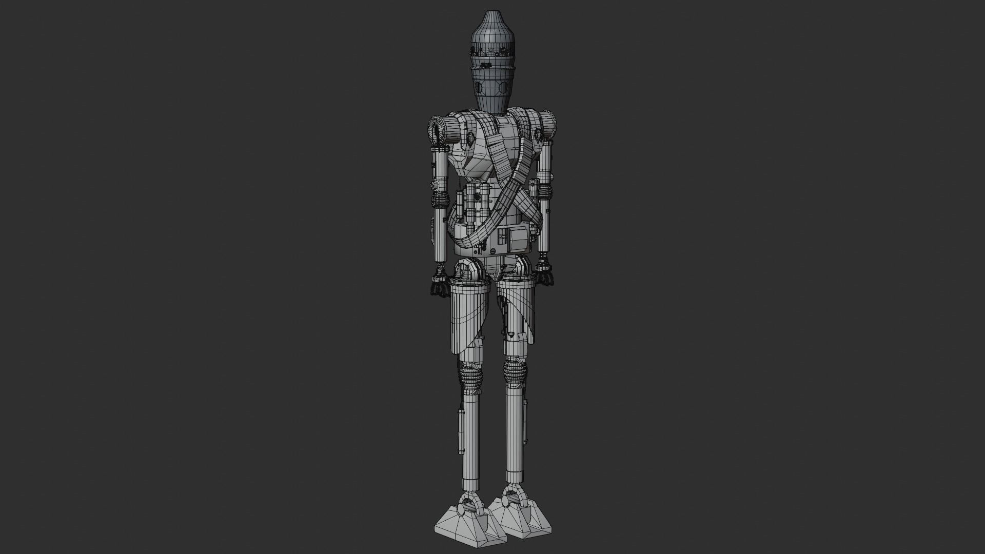 3D model IG-11 bounty hunter droid VR / AR / low-poly | CGTrader