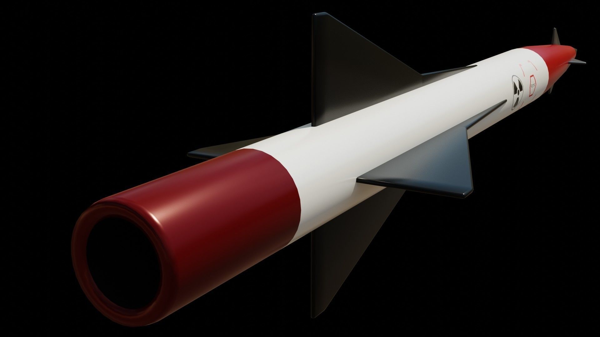 3D model Missile pack 2 models complete textures and materials Low-poly ...