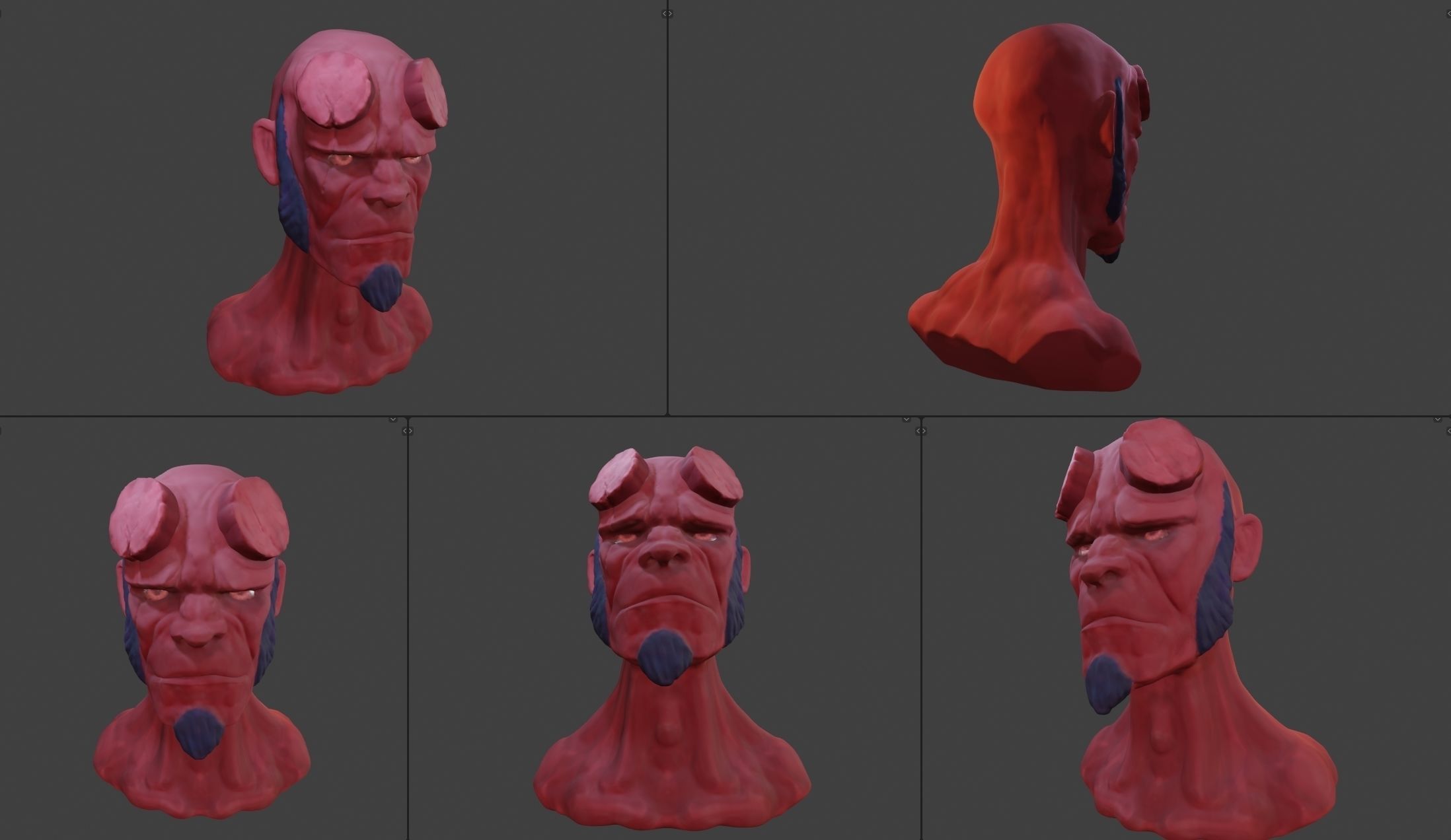 Hellboy Printable 3D model 3D printable | CGTrader
