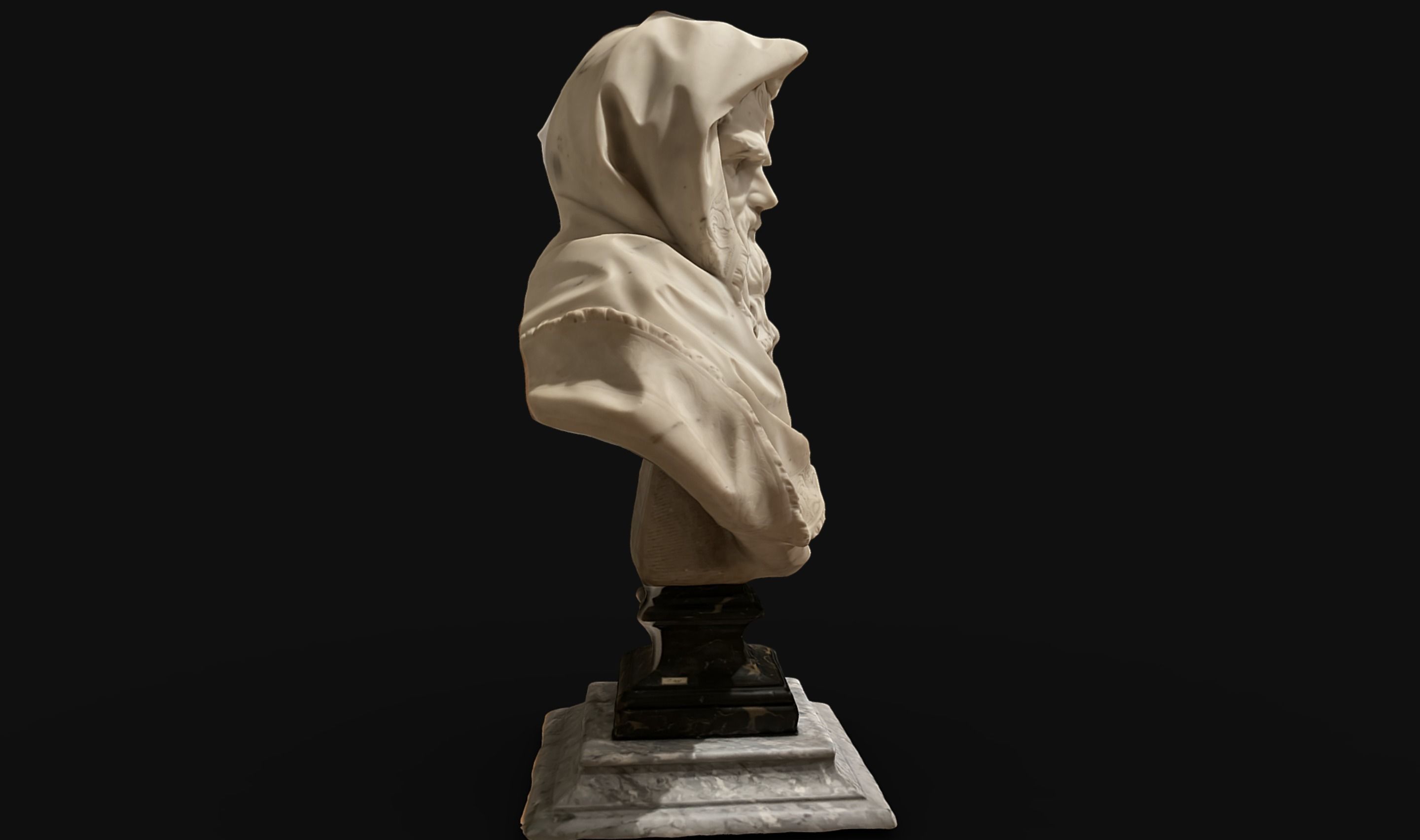 Wizard Statue Bust HQ 3D scan photogrammetry 3D model | CGTrader