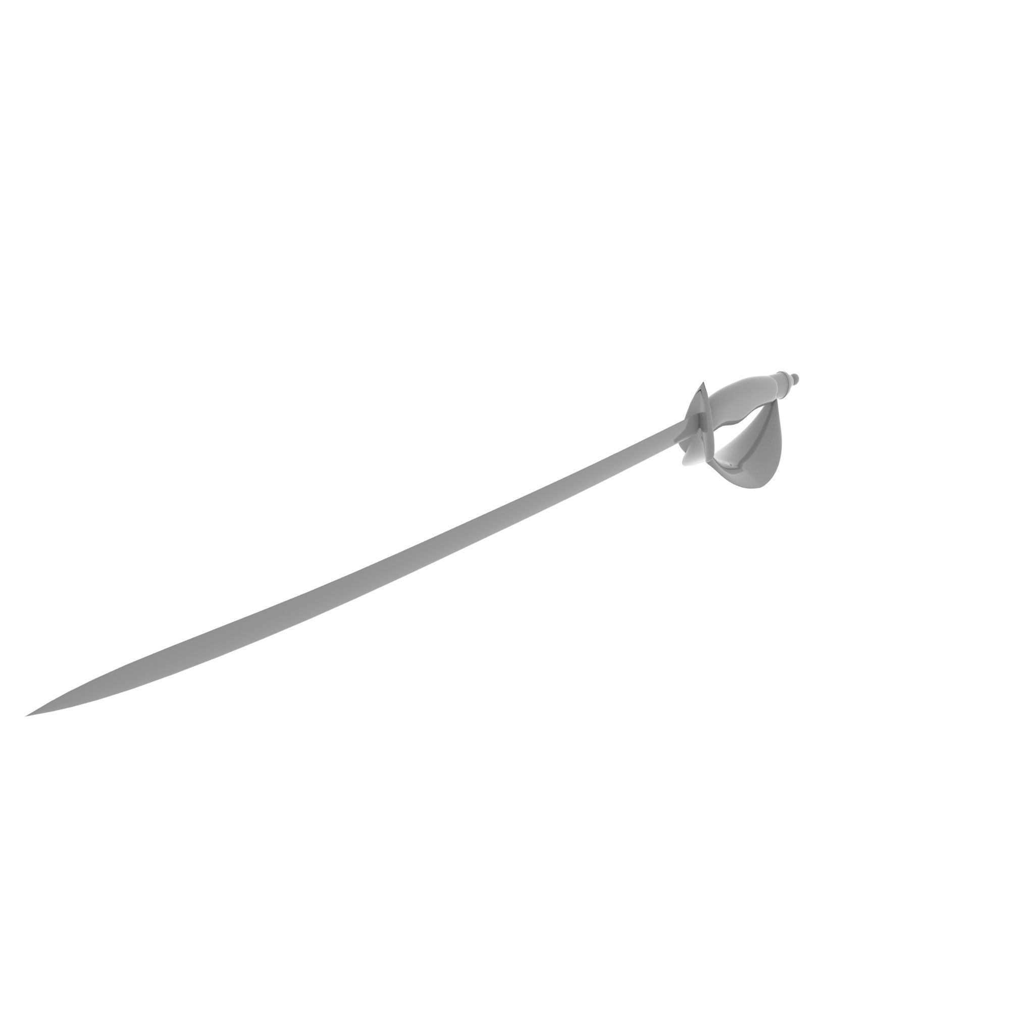 3D model Cutlass Pirate Sword VR / AR / low-poly | CGTrader