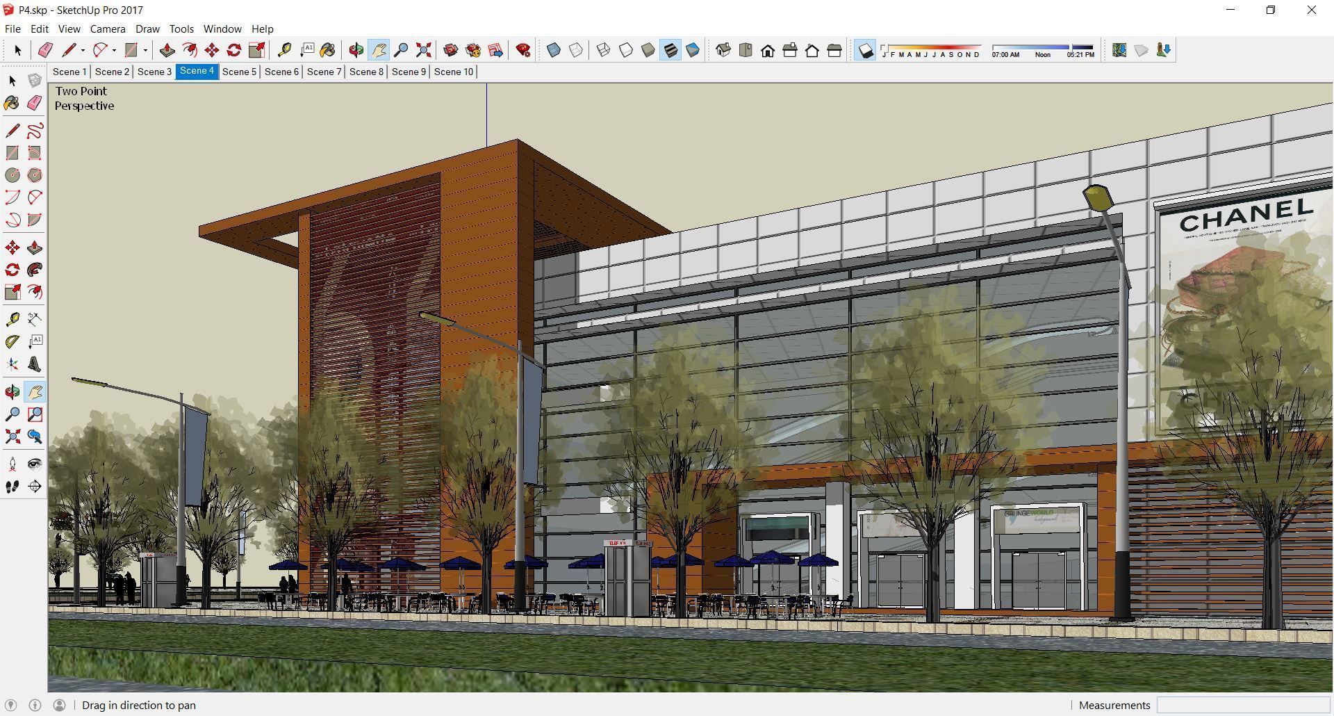 Sketchup Building P4 3D model | CGTrader