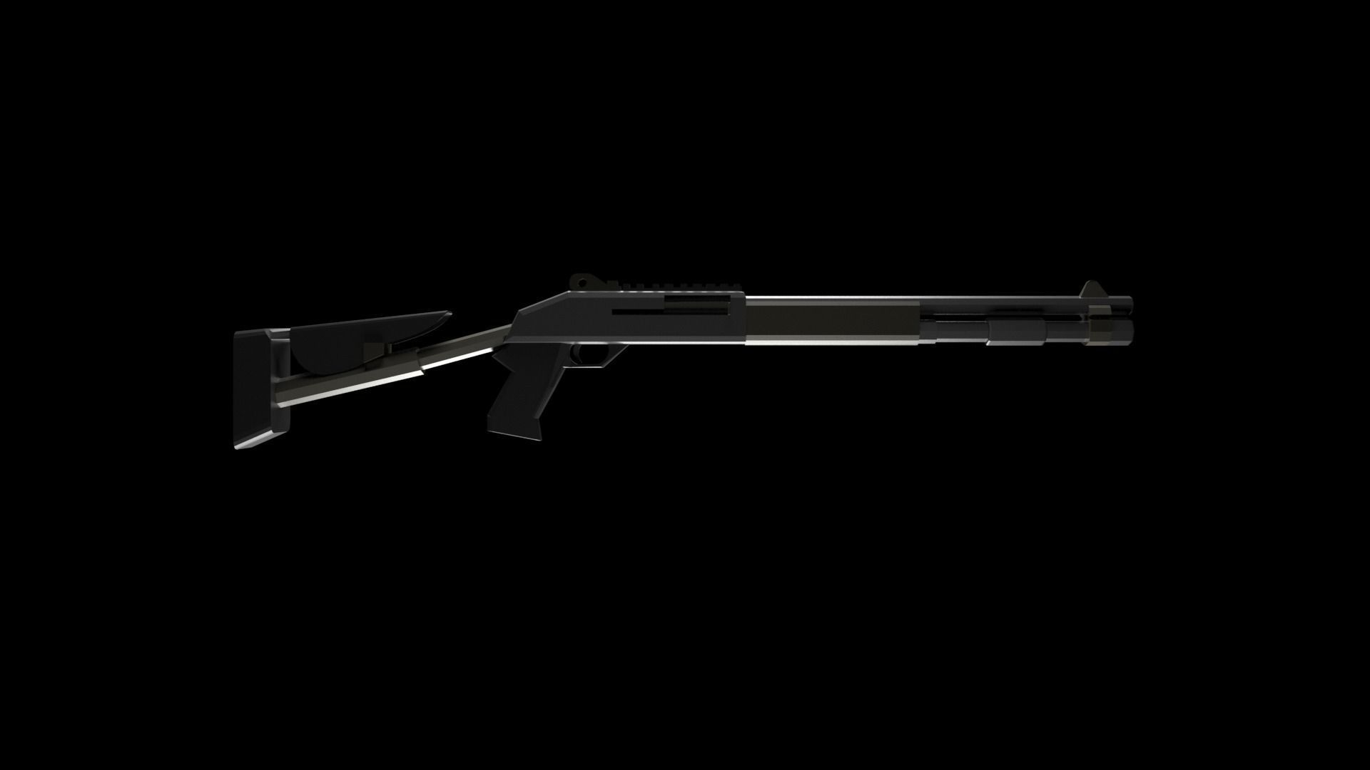 3D model Shotgun XM1014 Low-Poly VR / AR / low-poly | CGTrader