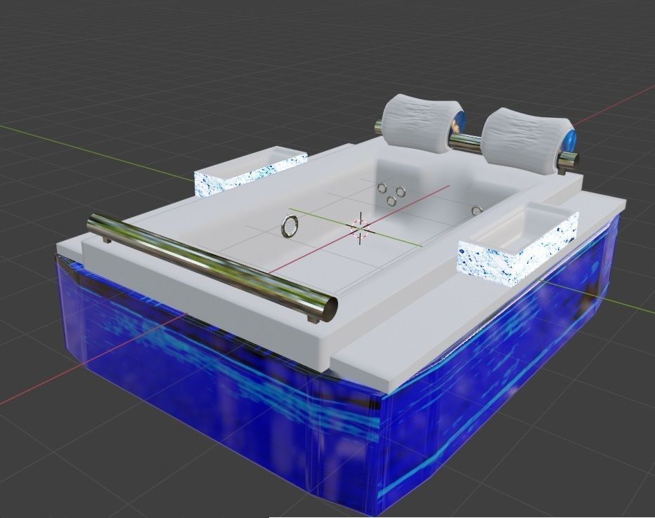 jacuzzi obj format 3d blender 2 8 peak 550 88 3D model | CGTrader