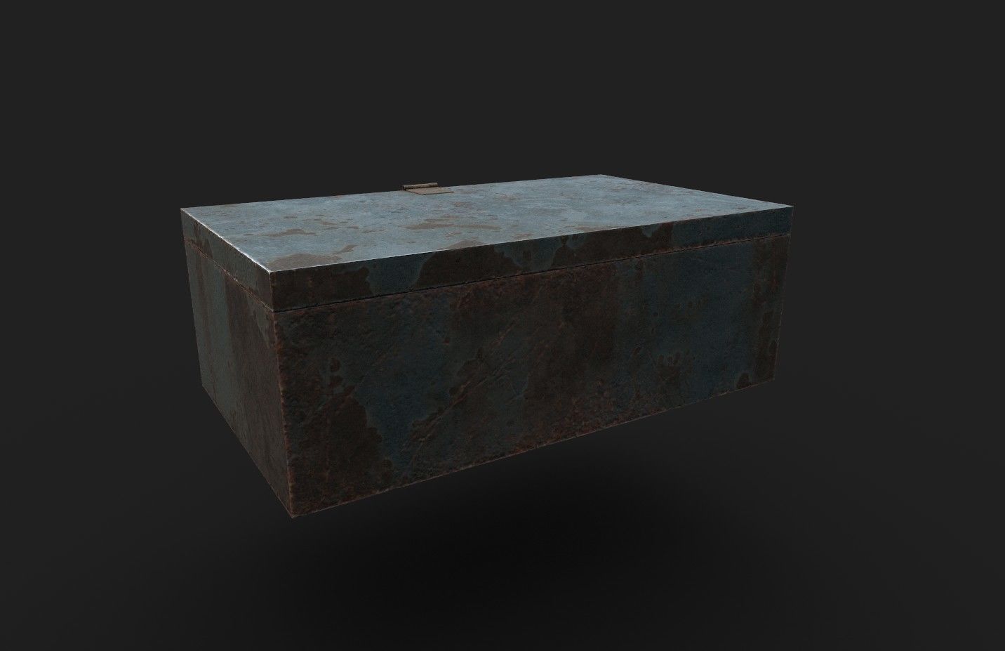 Rusty Metal Box free VR / AR / low-poly 3D model | CGTrader