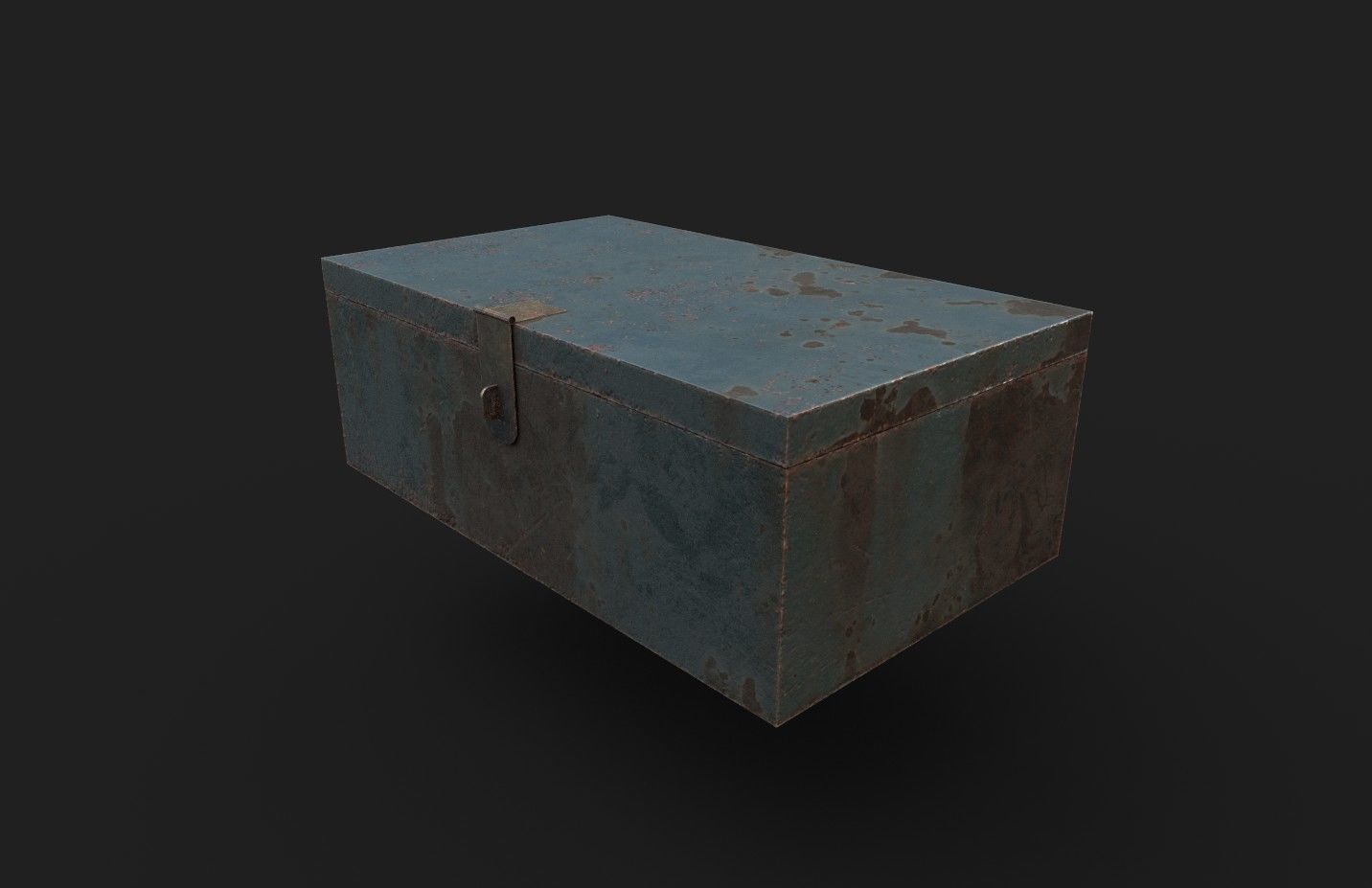 Rusty Metal Box free VR / AR / low-poly 3D model | CGTrader